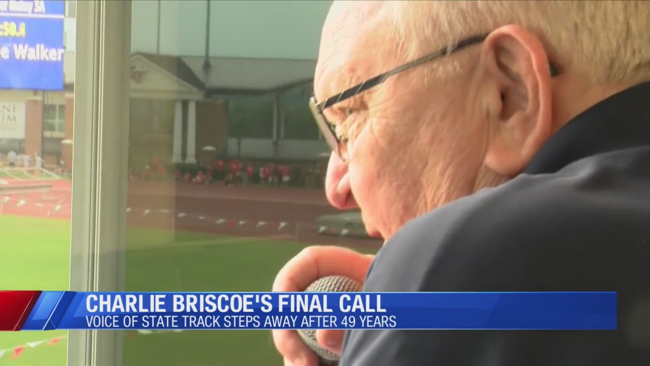 Charlie Briscoe’s final call: Voice of VHSL state track and field steps ...