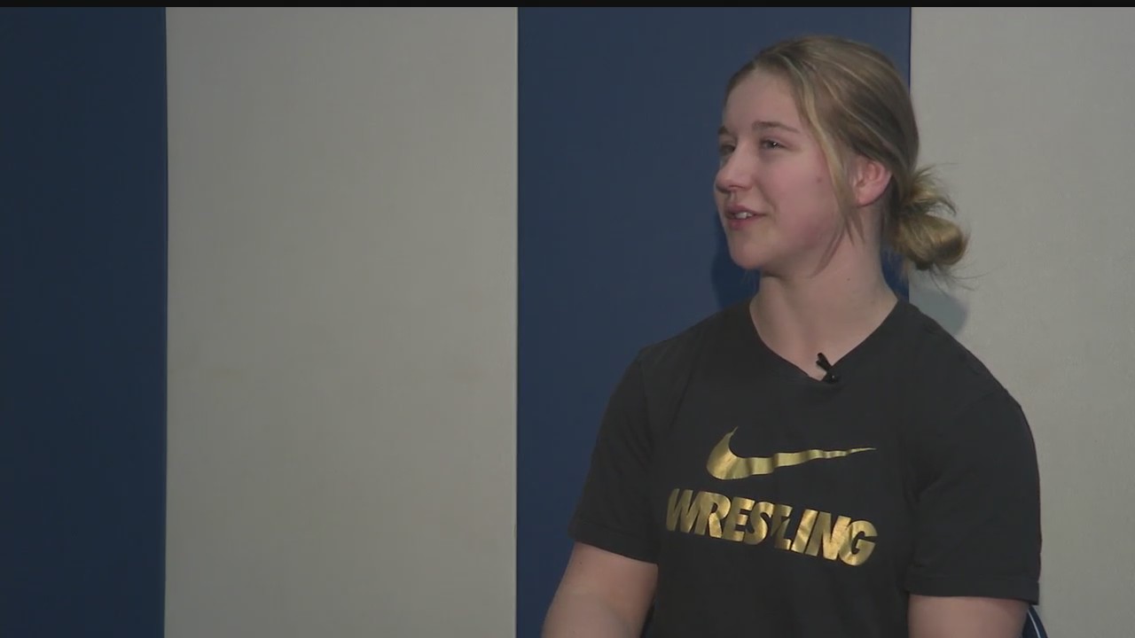 High school wrestler looking to take the crown as Queen of the Hill ...
