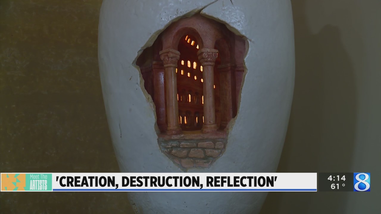 Distressed clay pots in ArtPrize peer into the past – WOODTV.com