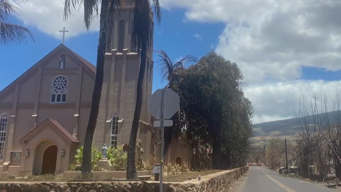 ‘Incredible miracle’: Maui church unscathed by fire | Morning In ...