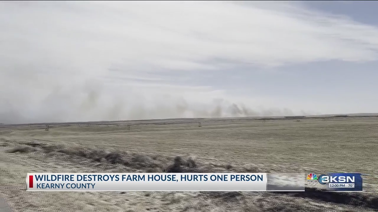 Homes destroyed in Kansas wildfires on Monday – KSN-TV