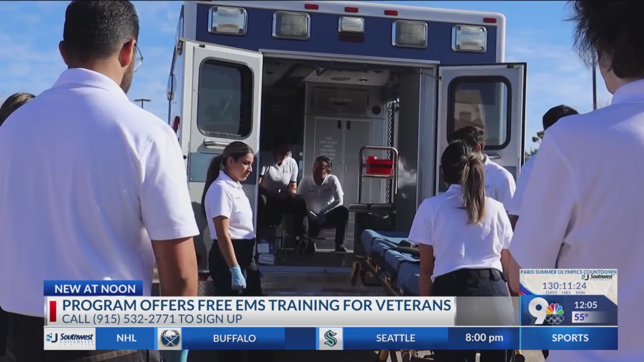 Proaction offers tutition-free EMT training for veterans – KTSM 9 News