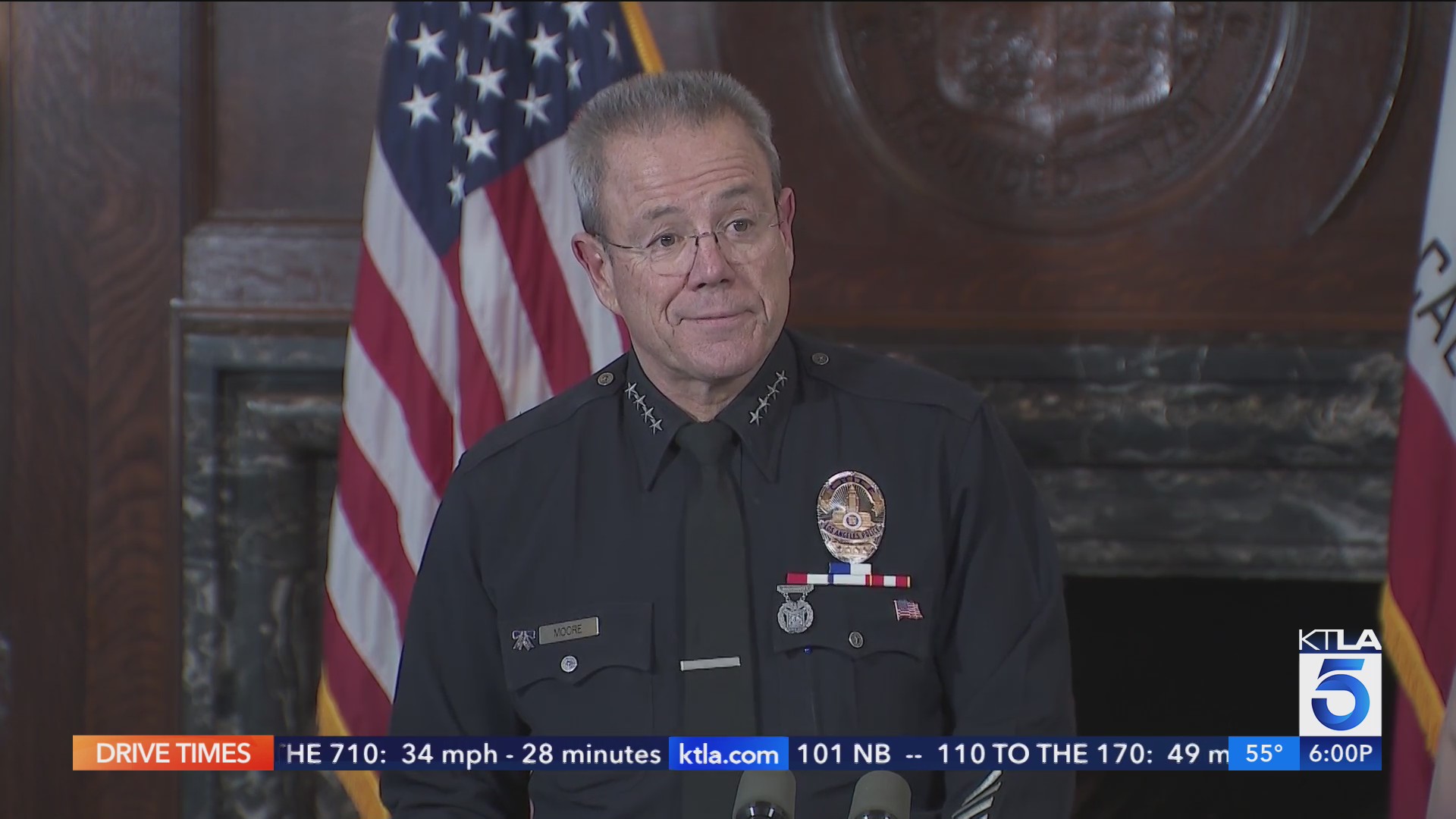 Los Angeles Police Chief Michel Moore announces retirement – KTLA