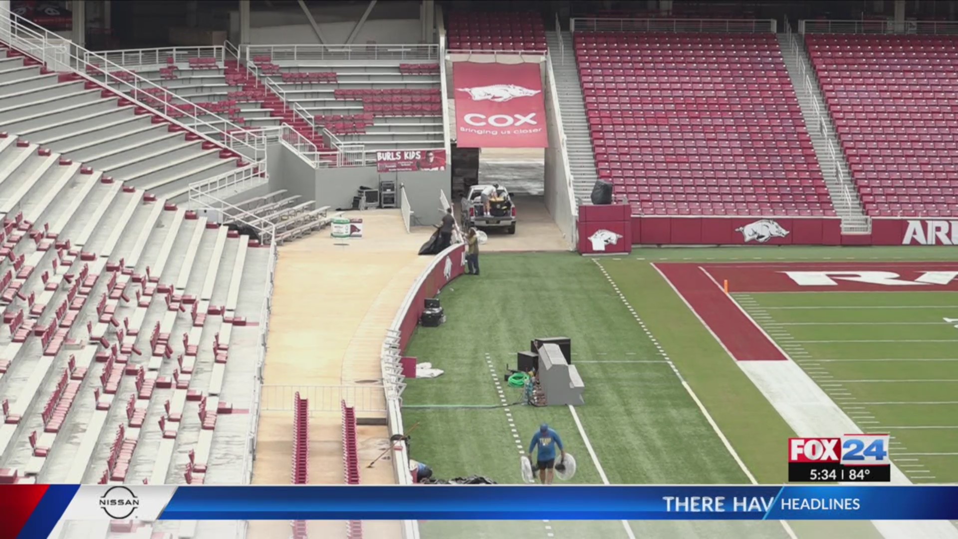 UA makes adjustments for Razorback games – KNWA FOX24