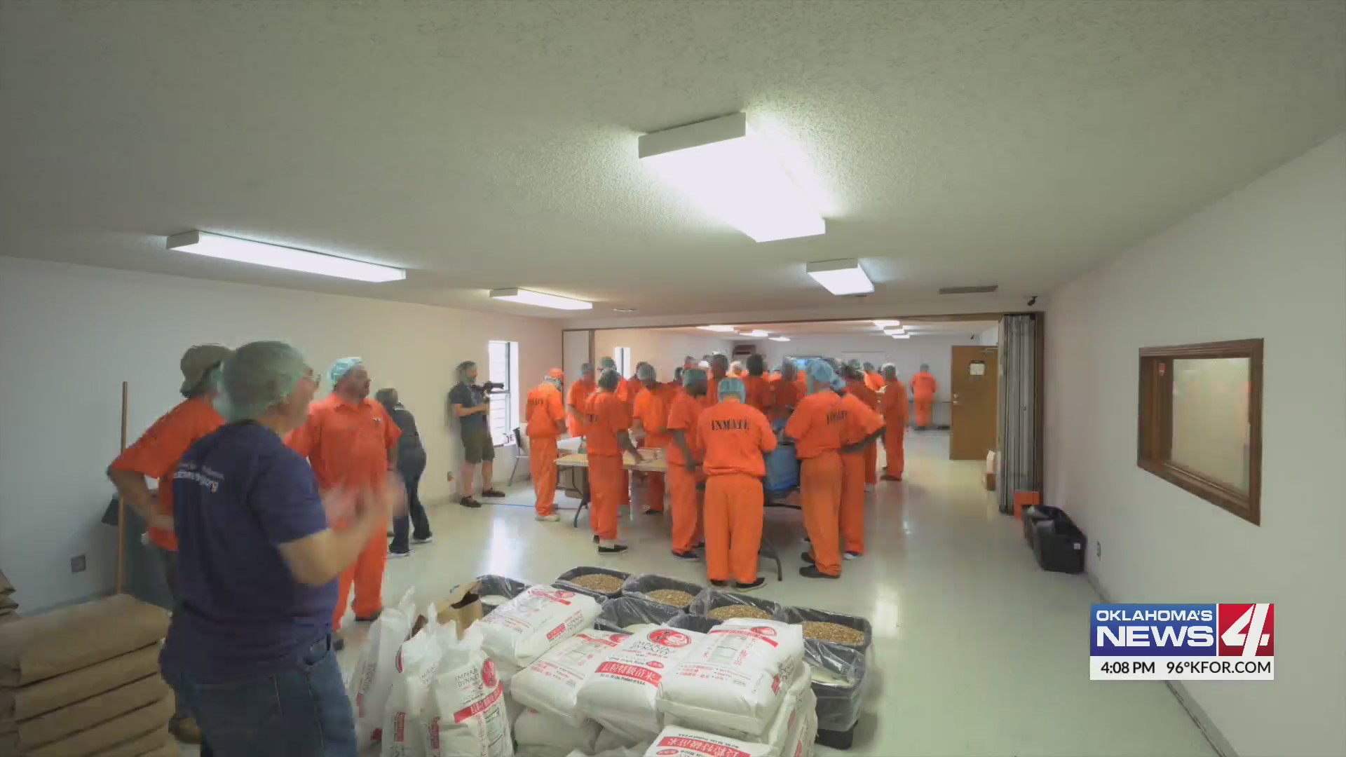 Inmates package up meals for refugees & needy children – KFOR.com ...