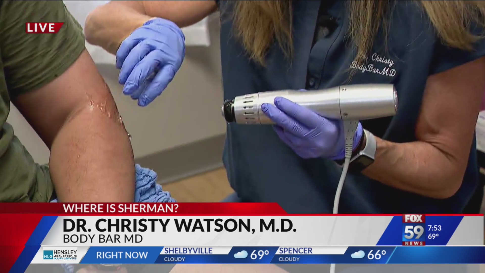 Where is Sherman: Body Bar MD – Fox 59