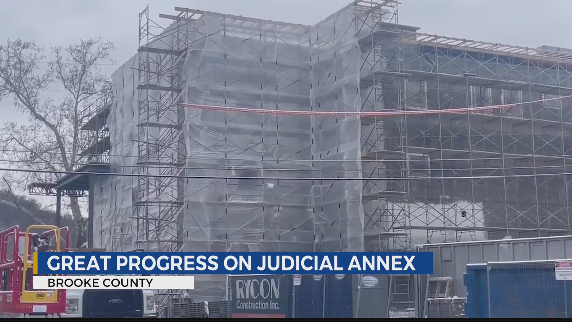 Brooke Co. Judicial Annex making great progress even with 8 week delay ...