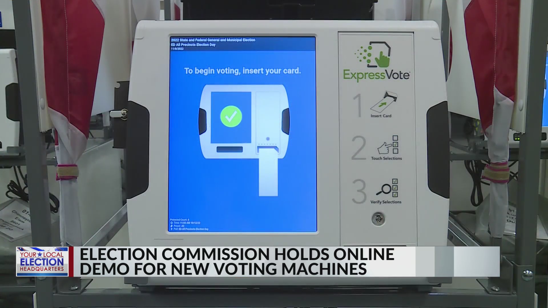 Election commission holds online demo for new voting machines – WREG.com