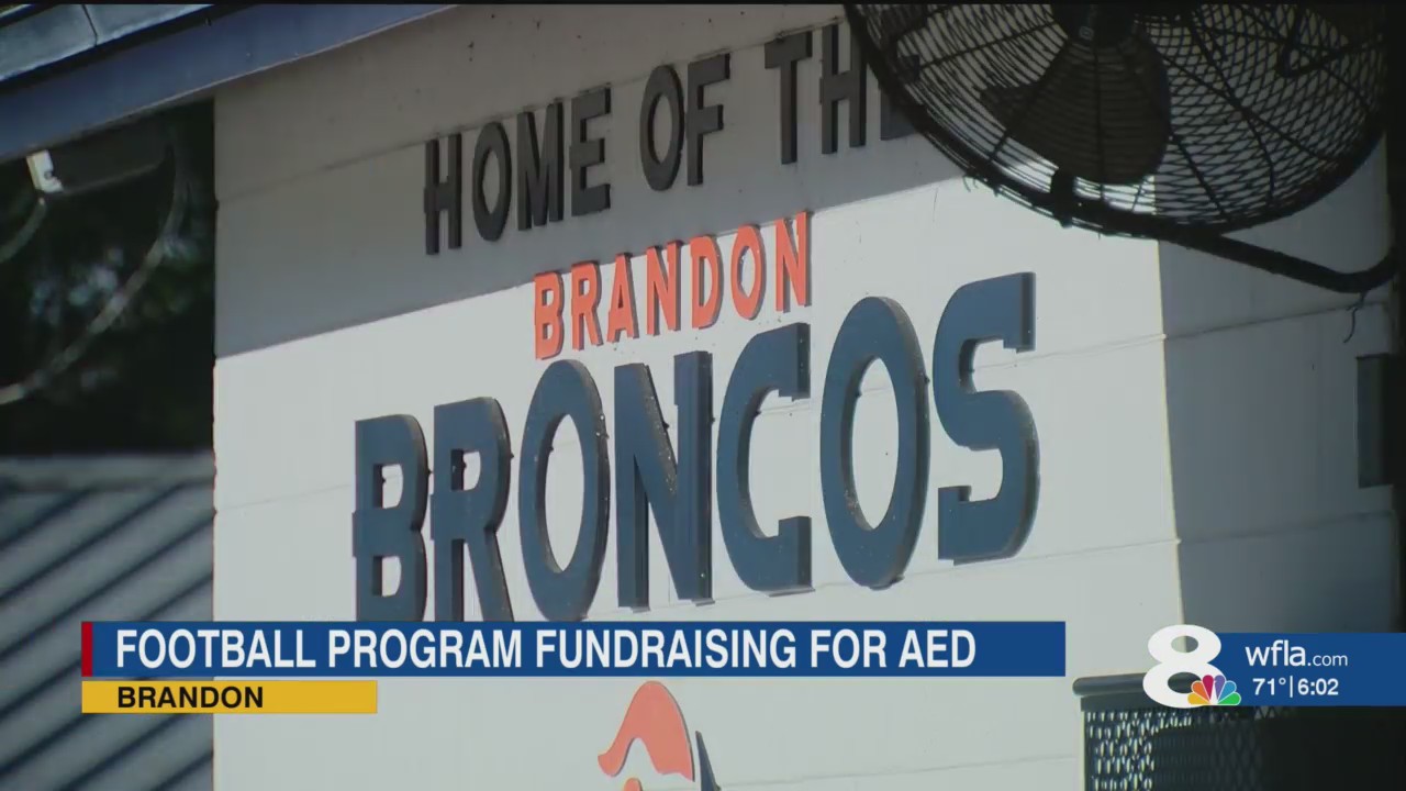 Brandon youth football program raising money for AED after Hamlin ...