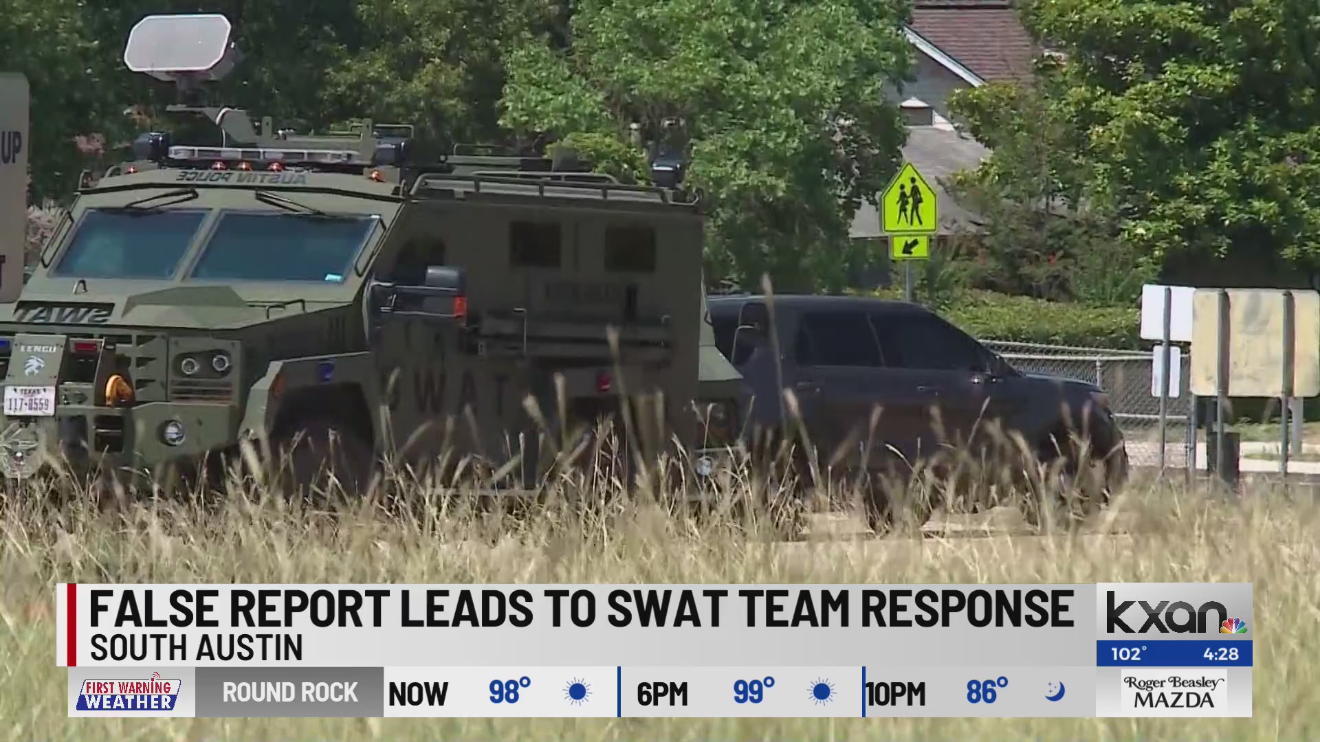 SWAT call out ends up being a false report – KXAN Austin
