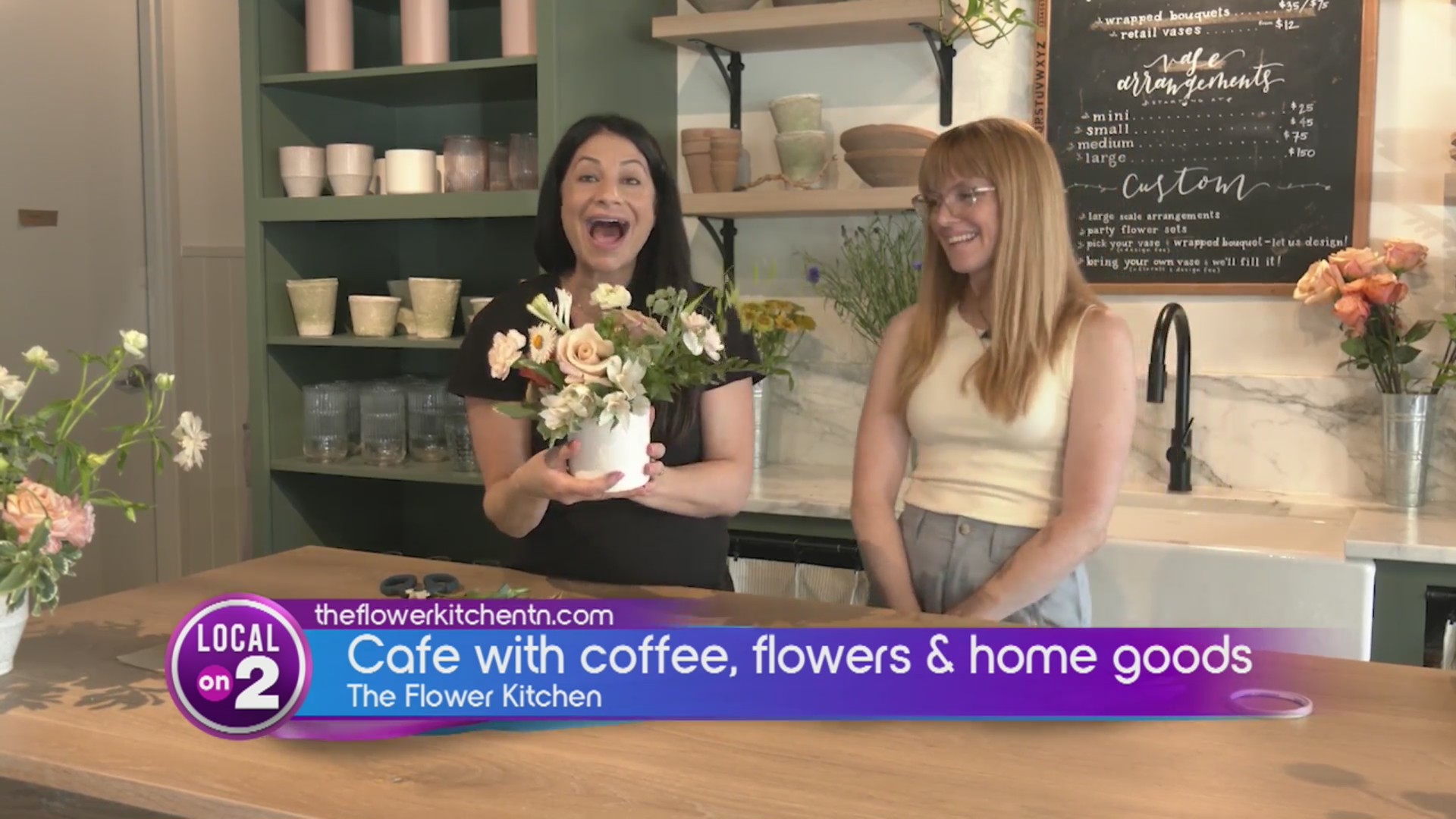 The Flower Kitchen: 1 part coffee, 1 part café, and 1 part flowers ...