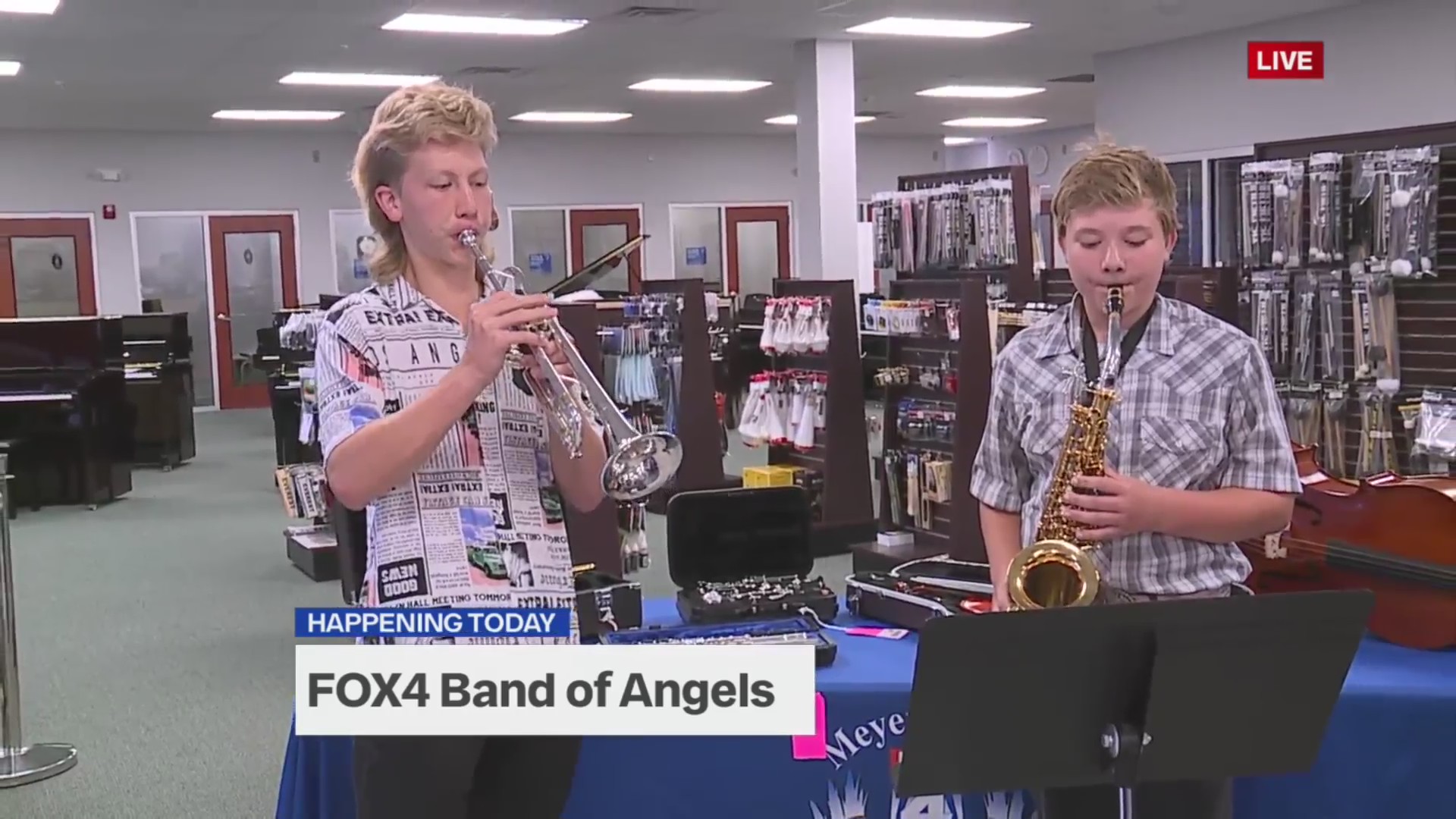 Meet the brothers surprised with instruments from the Band of Angels ...