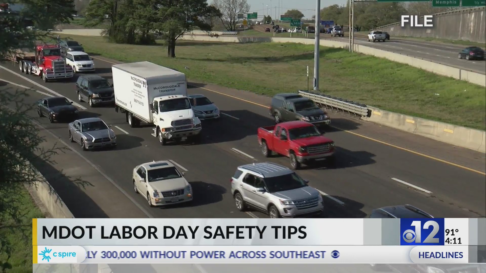 Planning to travel for Labor Day? MDOT has some safety tips – WJTV
