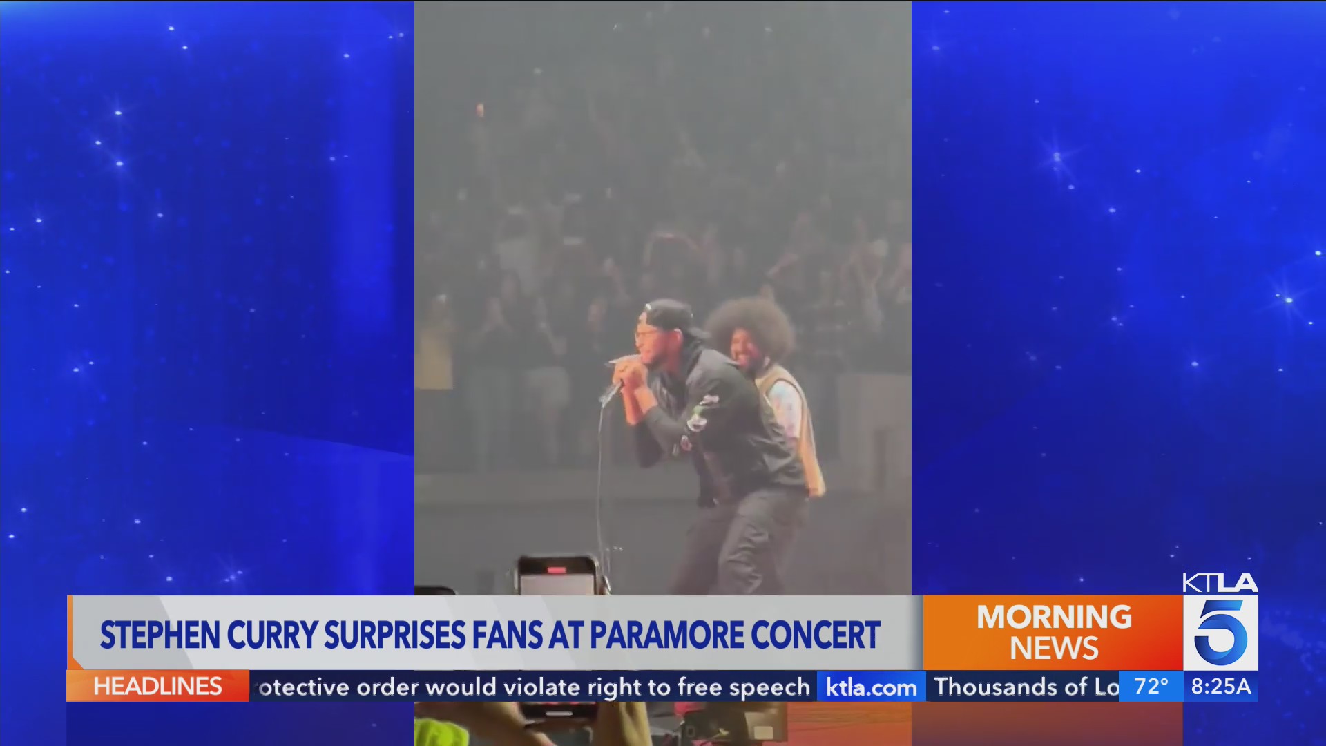 Steph Curry rocks out with Paramore in San Francisco – KTLA