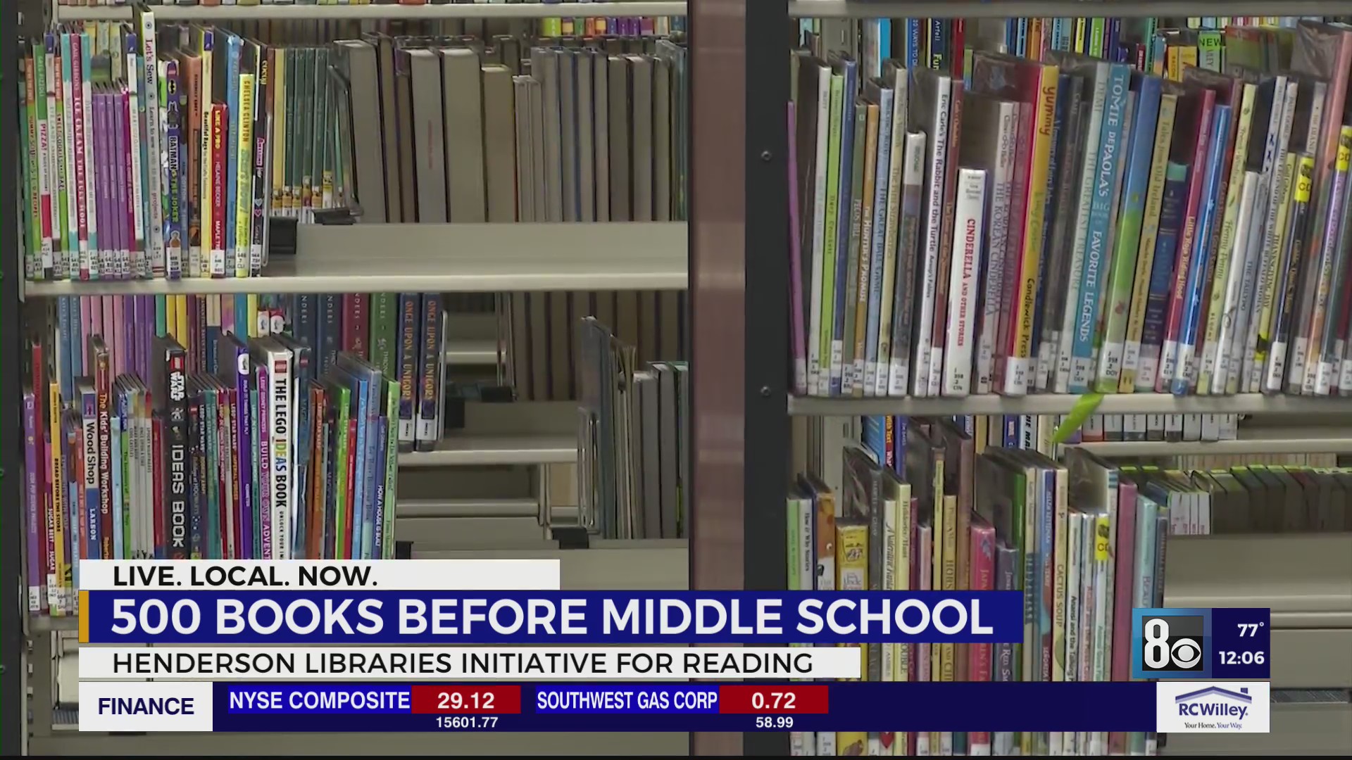 Henderson’s ‘500 books before middle school’ challenge for students – KLAS