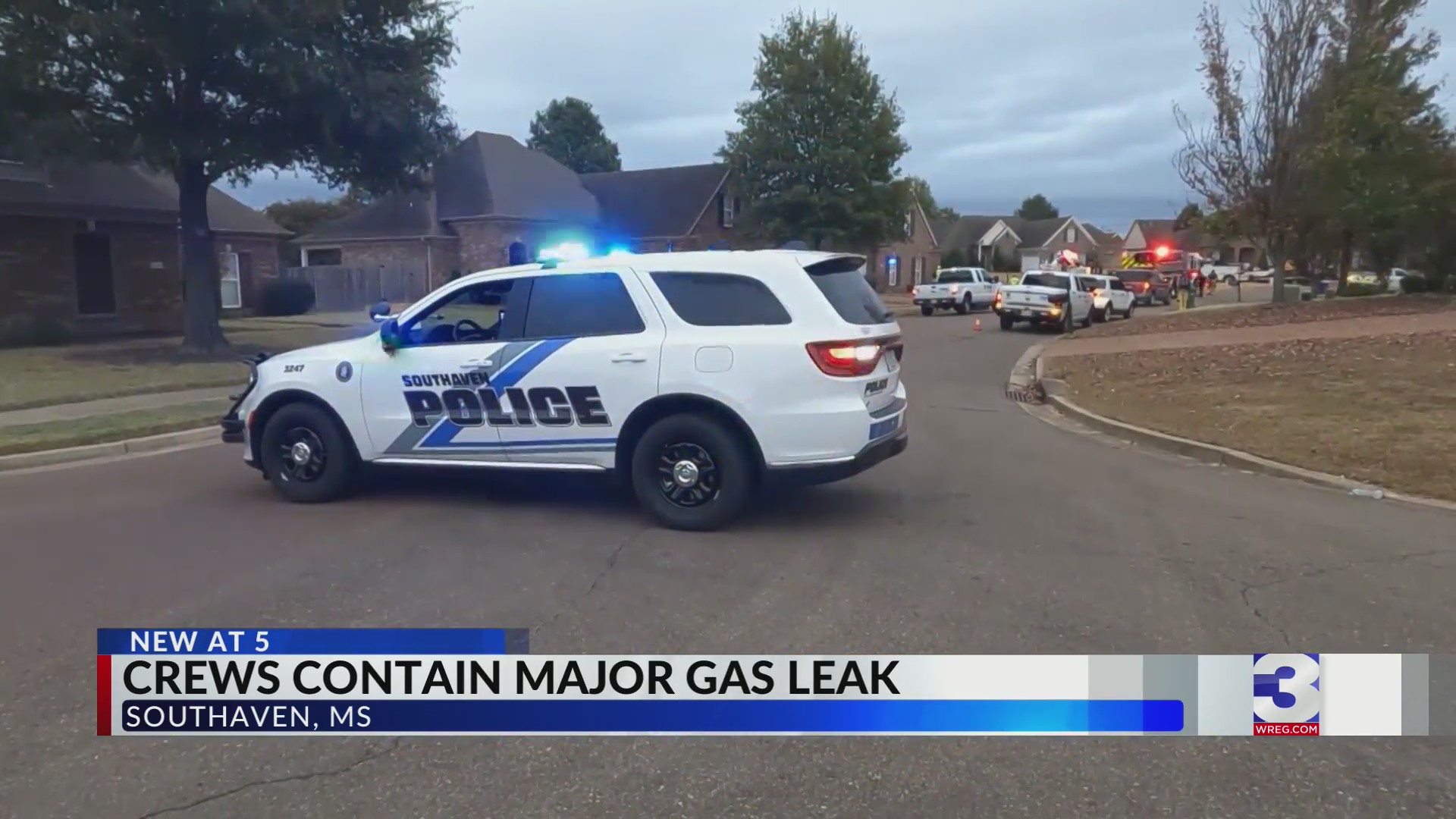 Gas leak in Southaven subdivision forces residents out of homes – WREG.com