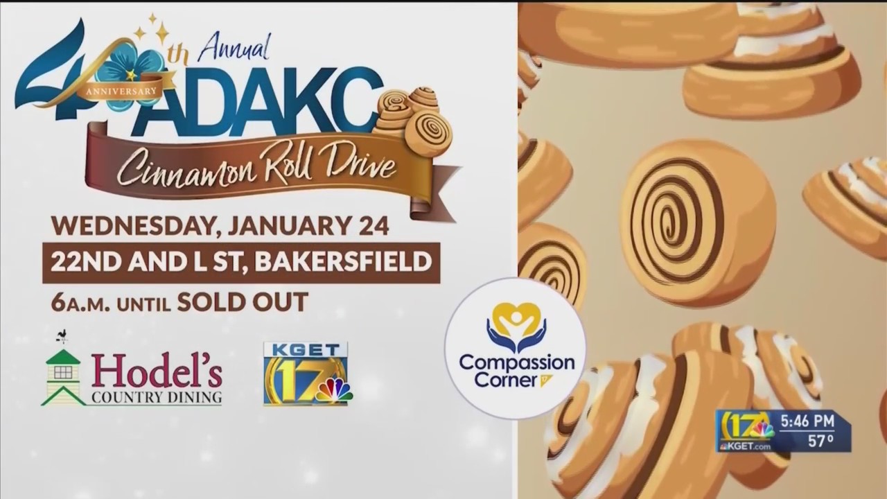 ADAKC and Hodel’s cinnamon roll drive January 24th – KGET 17