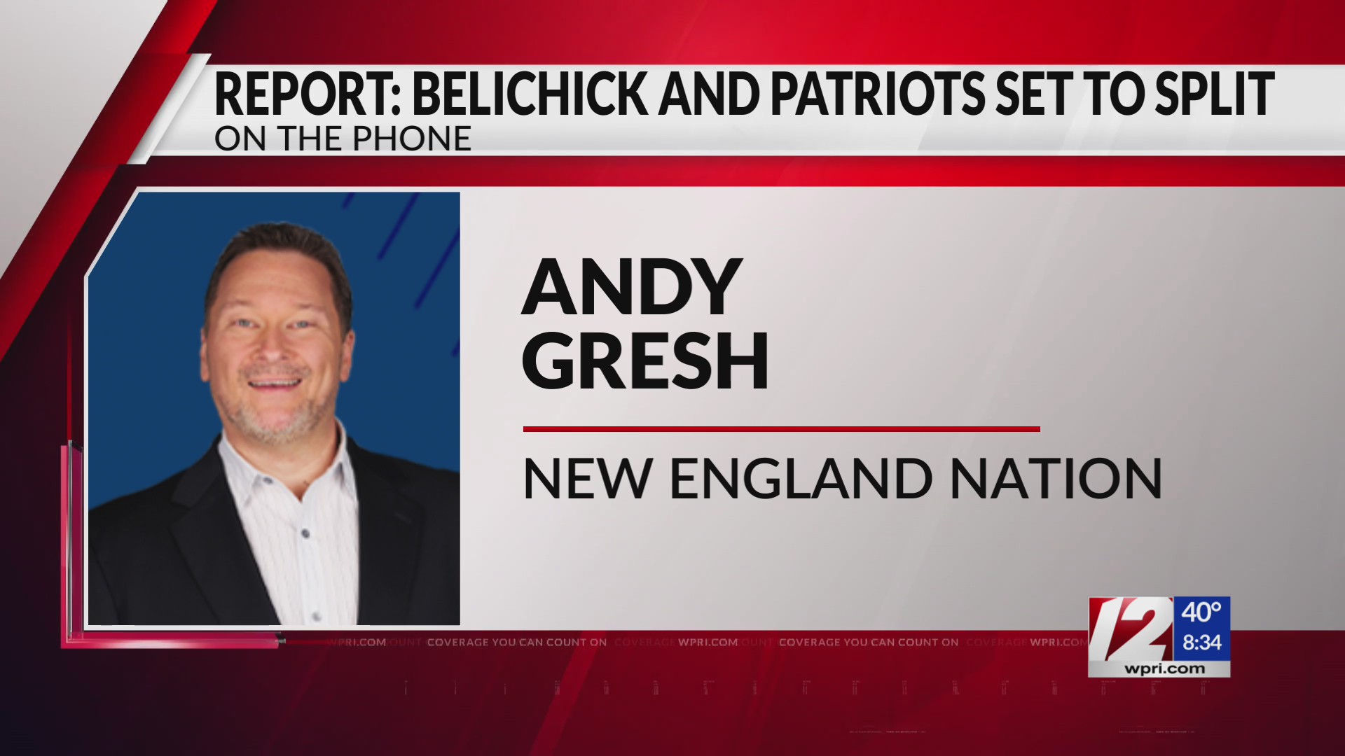 New England Nation analyst Andy Gresh reacts to the Belichick news ...