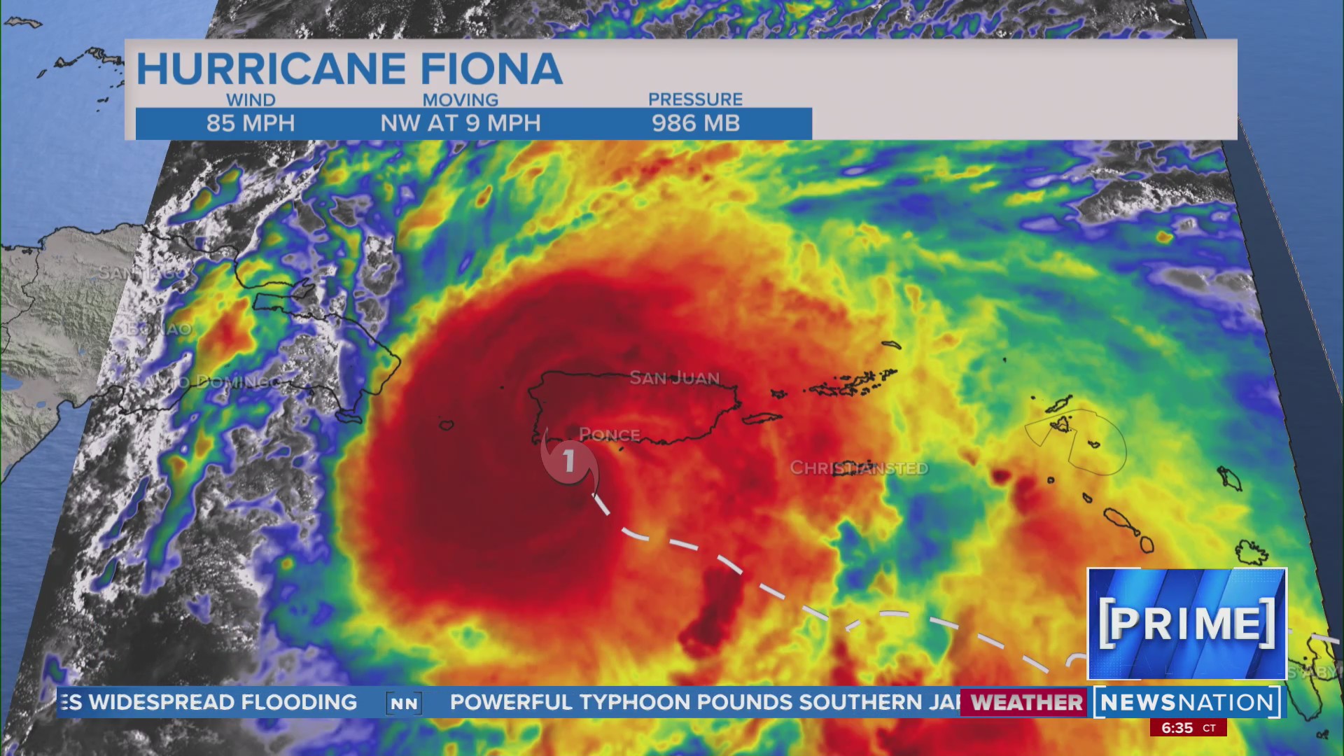 Fiona hits days before Hurricane Maria anniversary | NewsNation Prime ...
