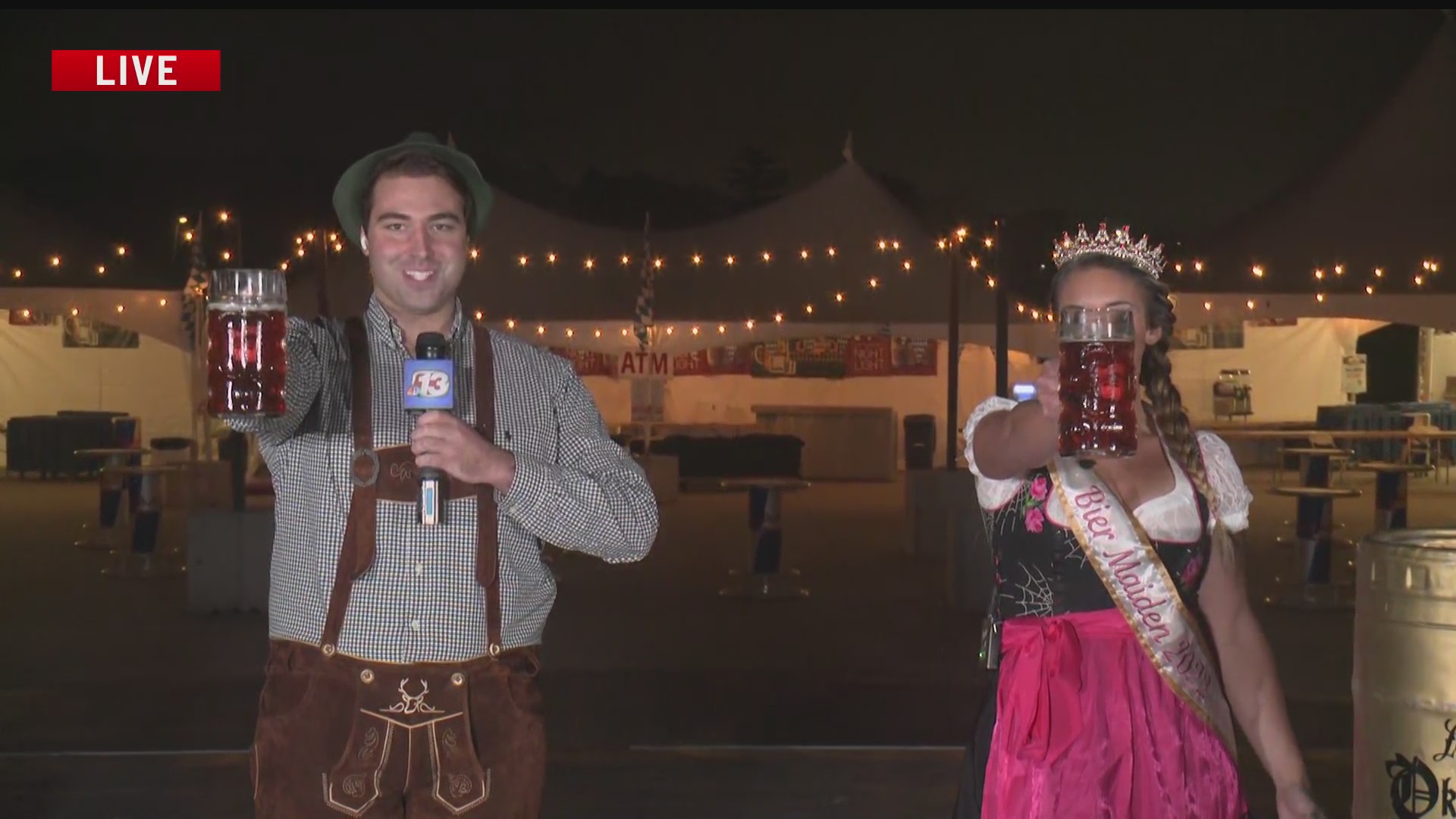 Oktoberfest Bier Maiden Gives Stein Holding Tips – who13.com