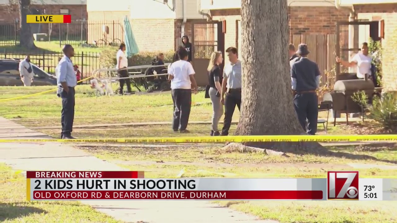 2 kids hurt in Durham shooting, police say – CBS17.com