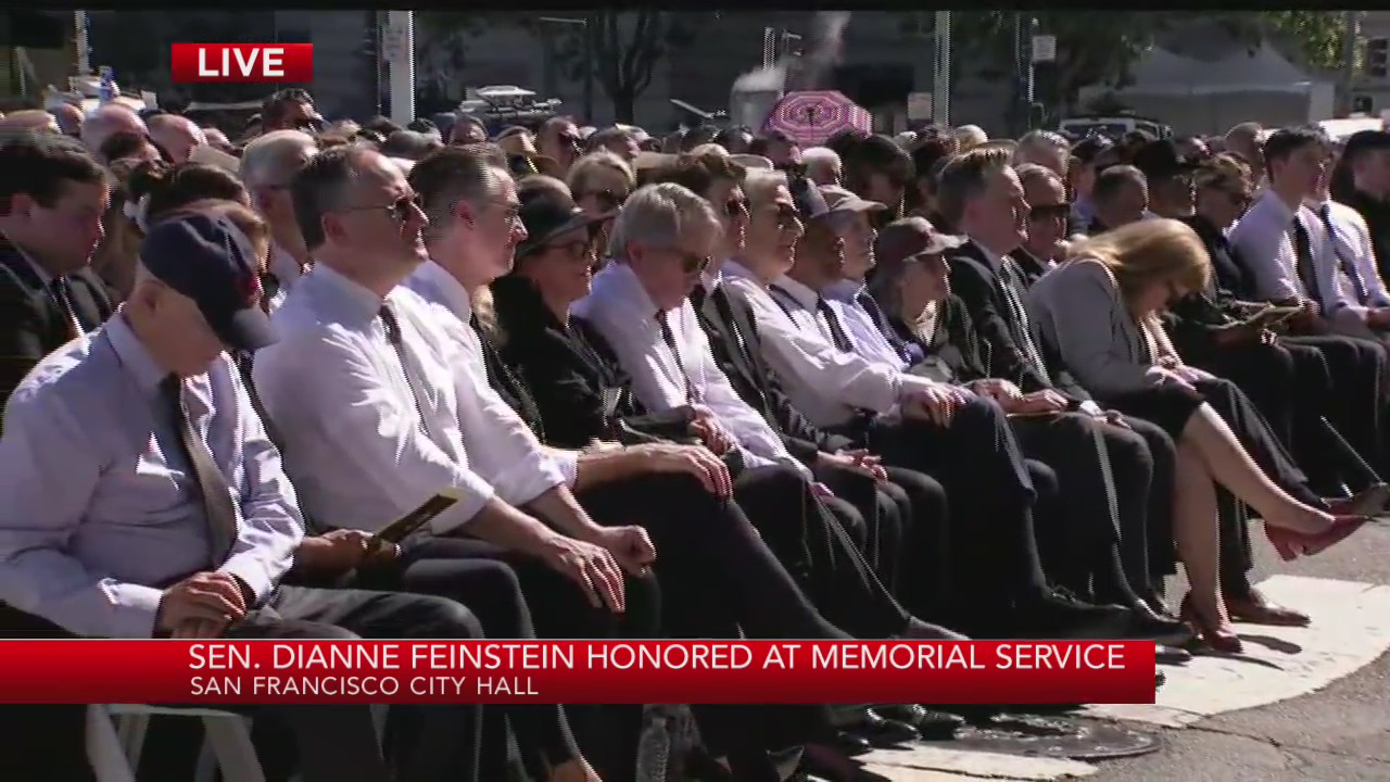 Sen. Feinstein’s full memorial service at San Francisco City Hall ...