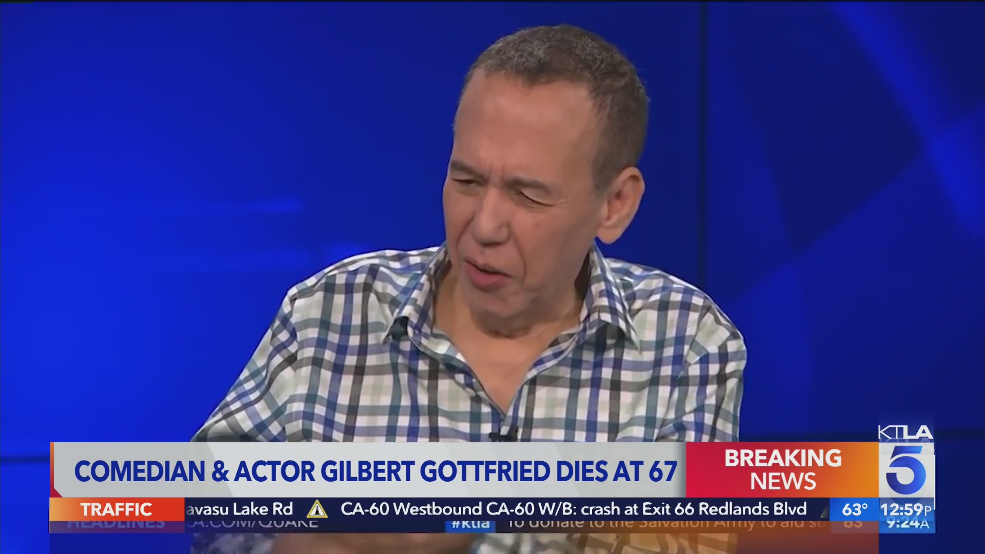 Gilbert Gottfried dies at 67 – KTLA