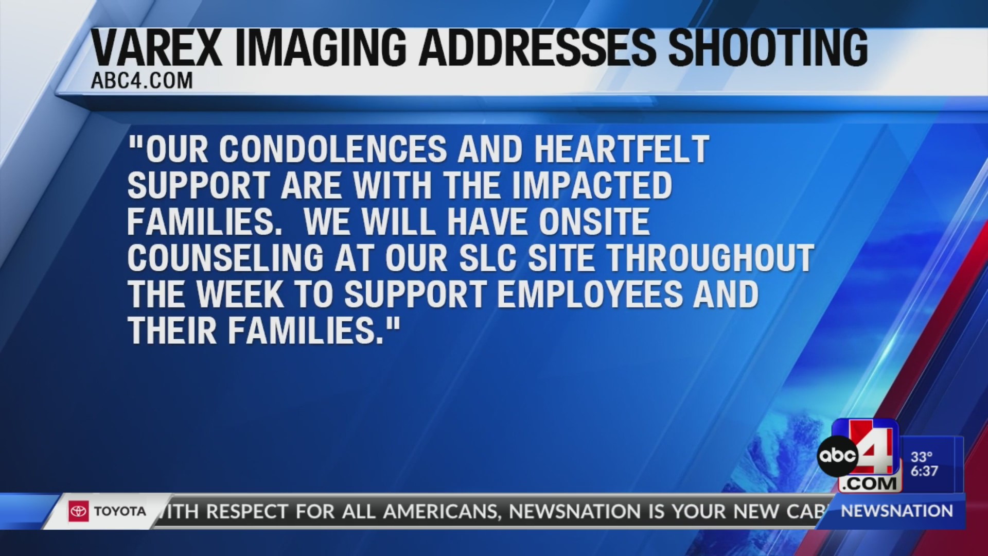 Company speaks out after workplace shooting – ABC4 Utah