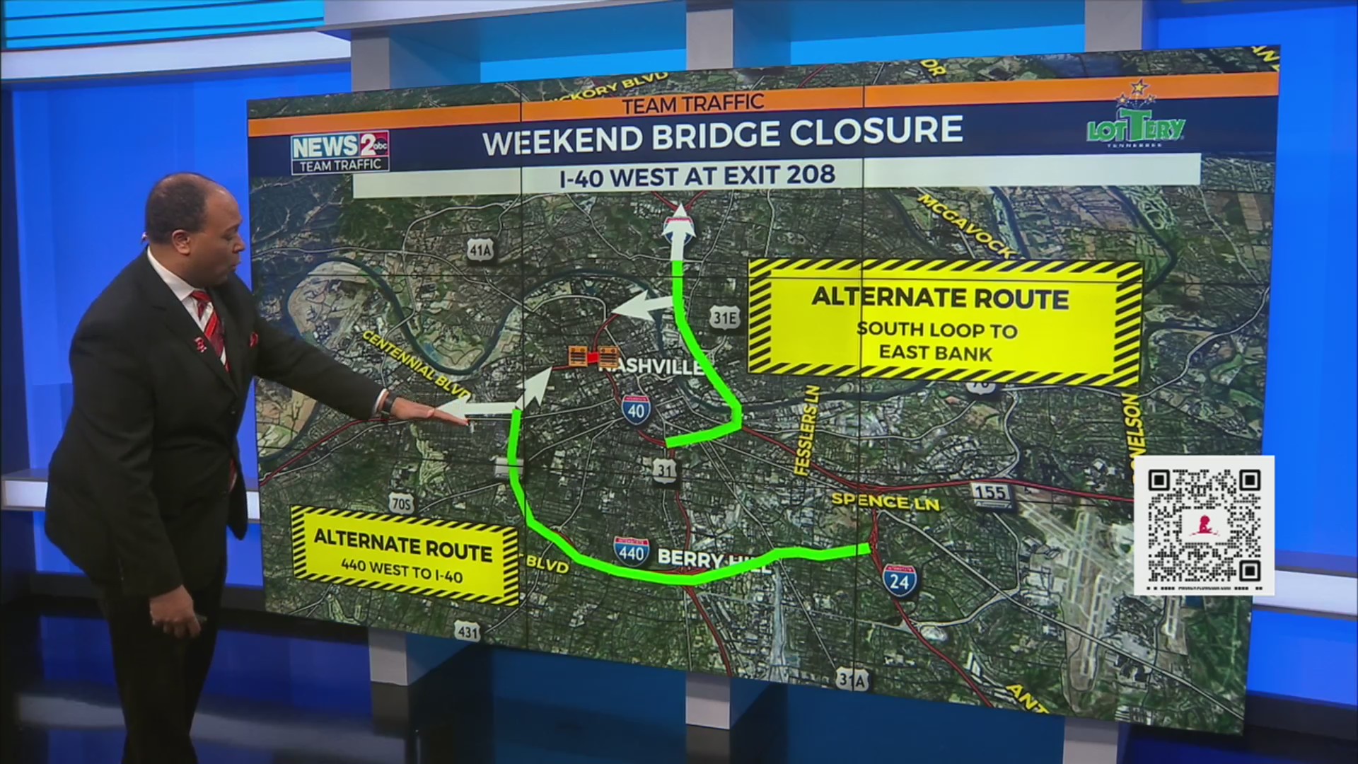 TDOT closing I-40 West bridge for repairs – WKRN News 2