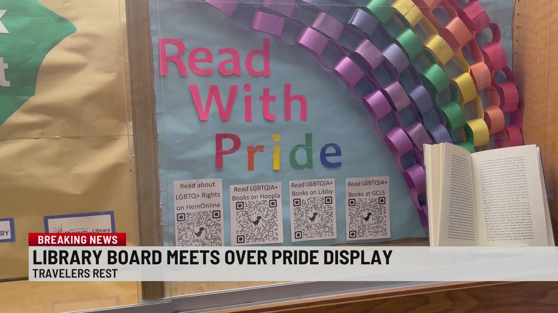 Library board meets over Pride display in Travelers Rest – WSPA 7NEWS