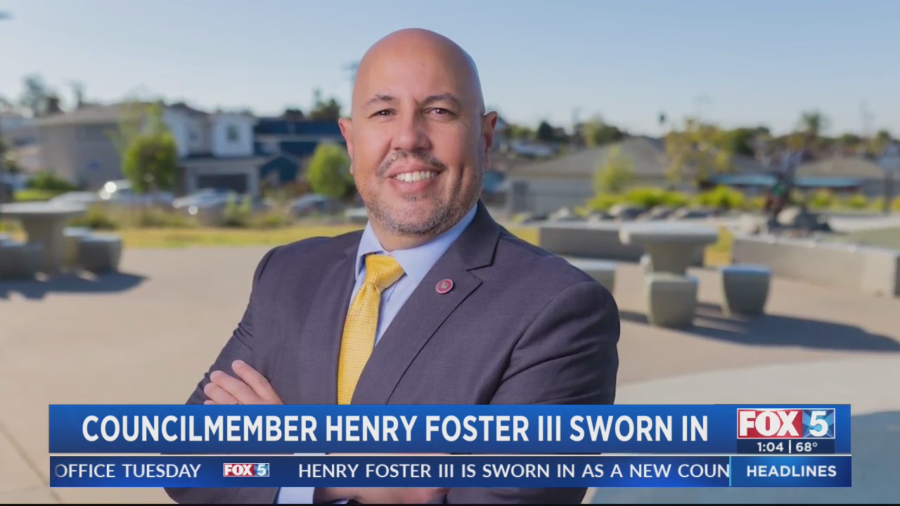 Councilmember Henry Foster III sworn in – FOX 5 San Diego & KUSI News
