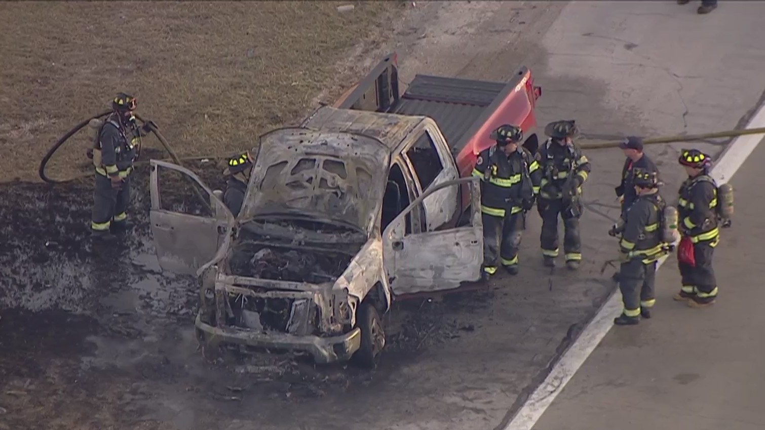 Tri-State Tollway traffic delayed after truck fire – WGN-TV