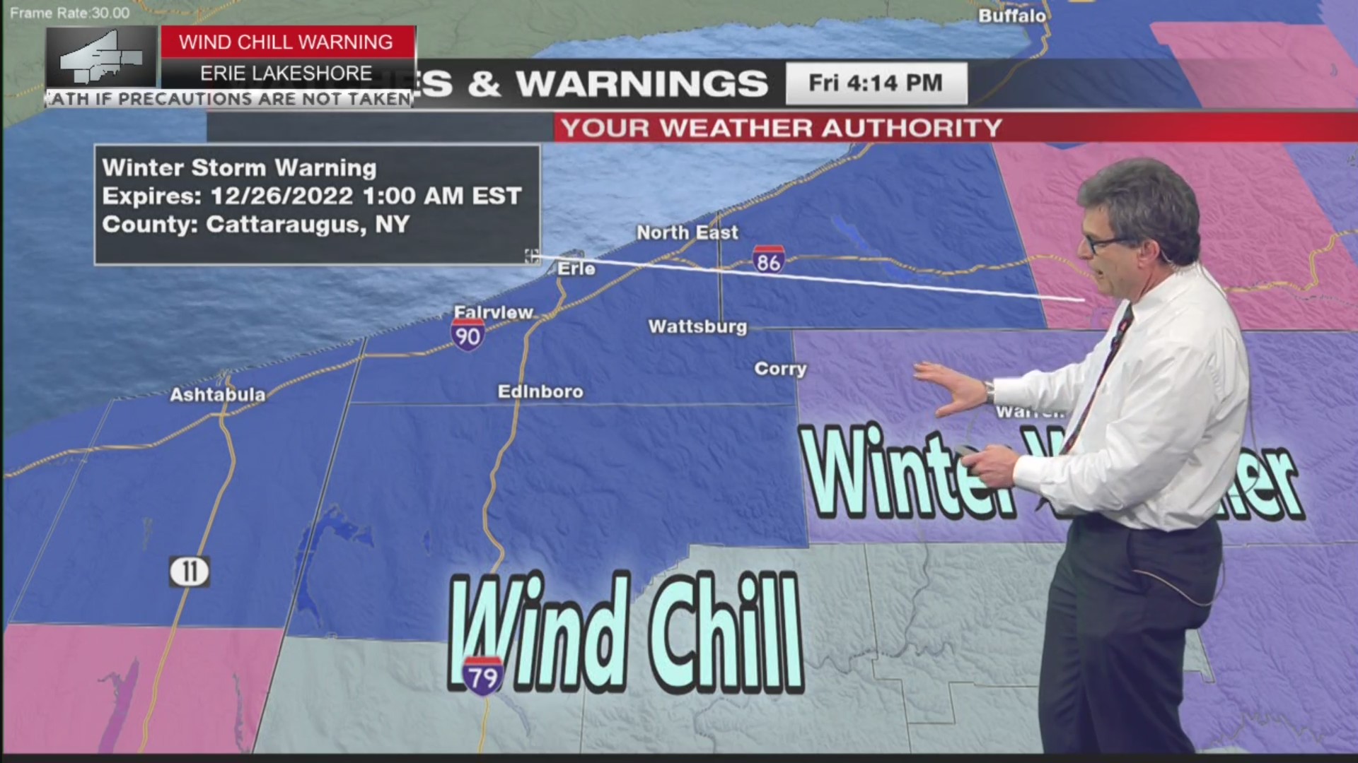 Severe weather alert from Meteorologist Tom Atkins – WJET/WFXP/YourErie.com