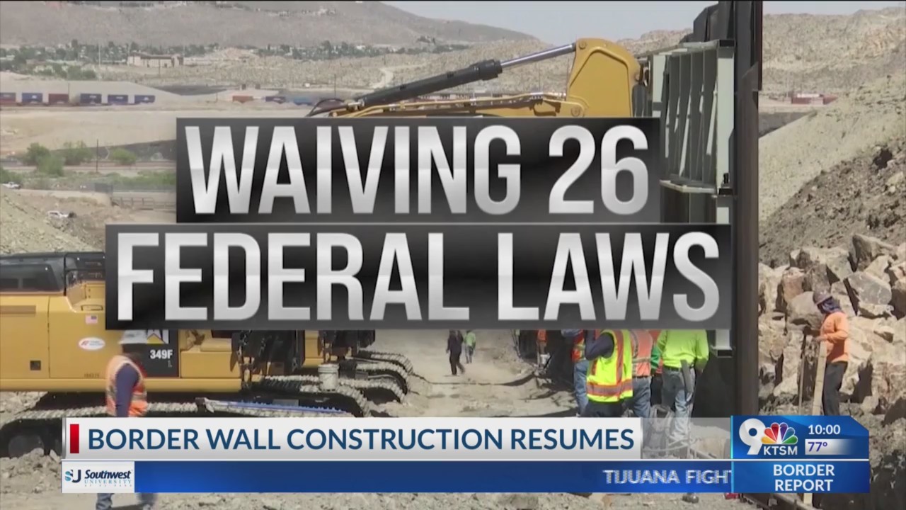 Border wall material still in Santa Teresa after halting of ...