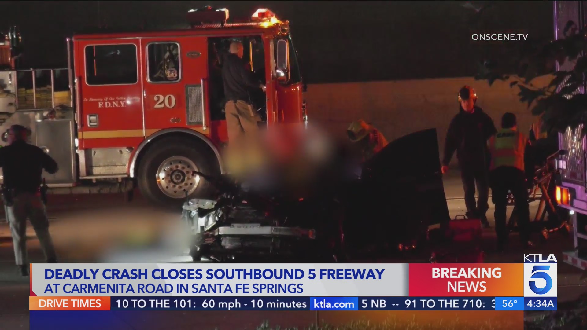 Suspected DUI crash on 5 Fwy leaves 2 dead; SB lanes closed through ...