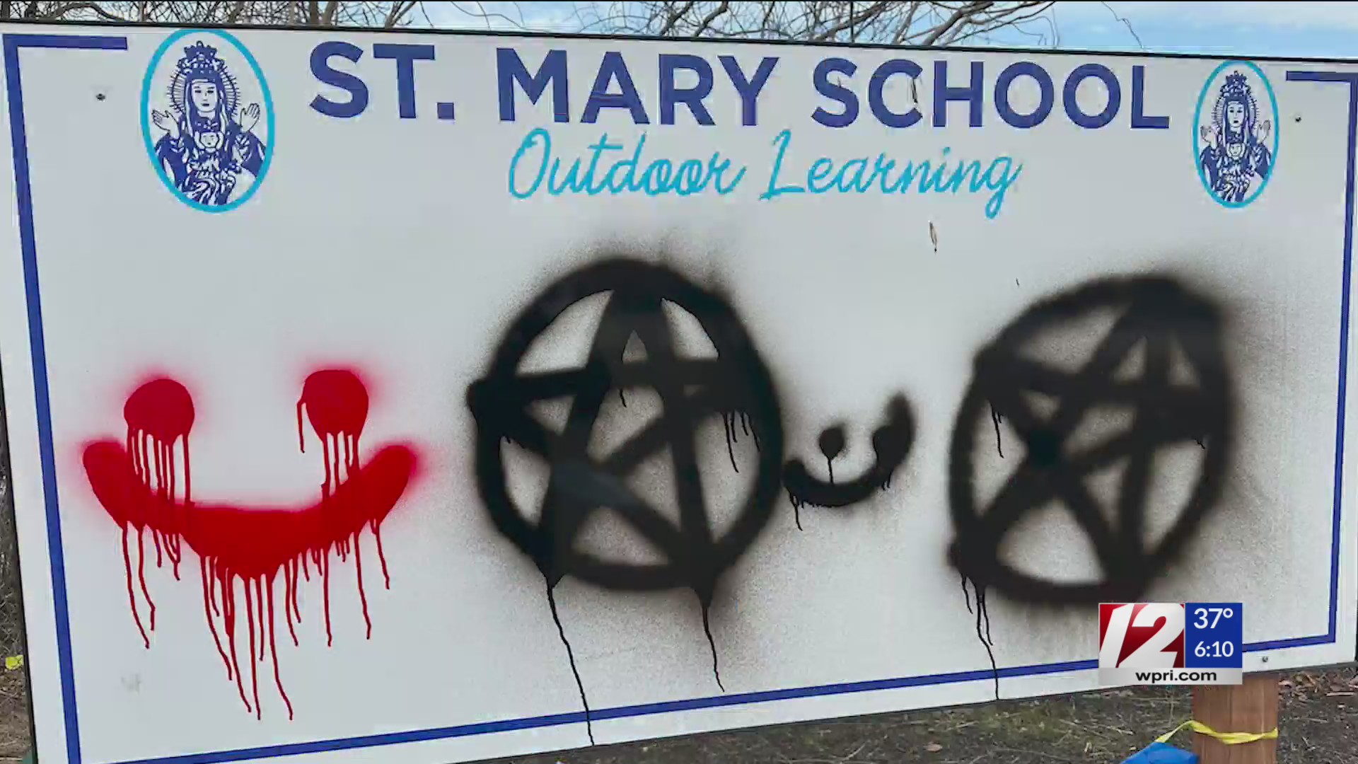 Cranston outdoor classroom vandalized – WPRI.com