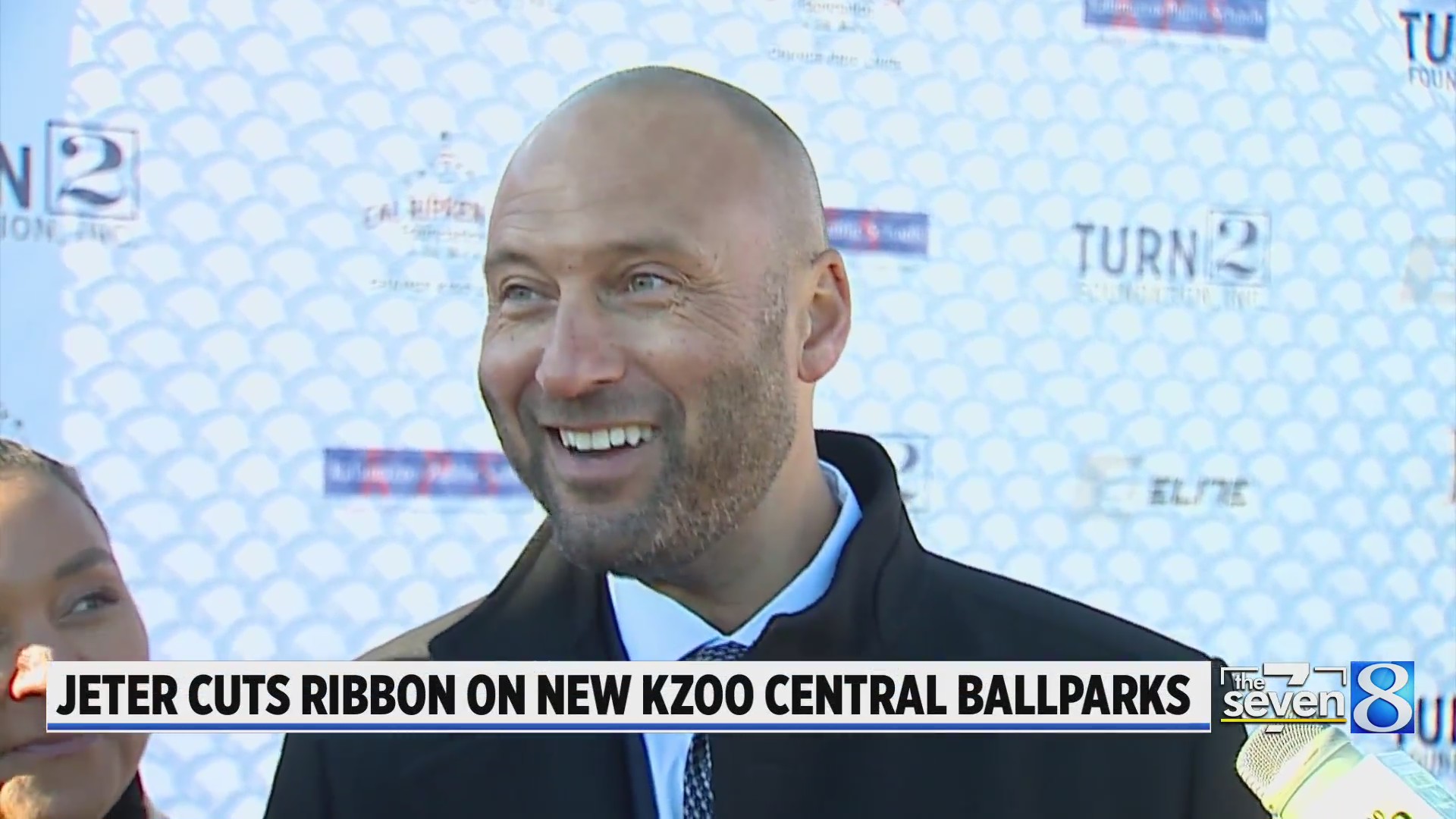 Jeter, Ripken Jr. cut ribbon on new Kzoo Central ballparks – WOODTV.com