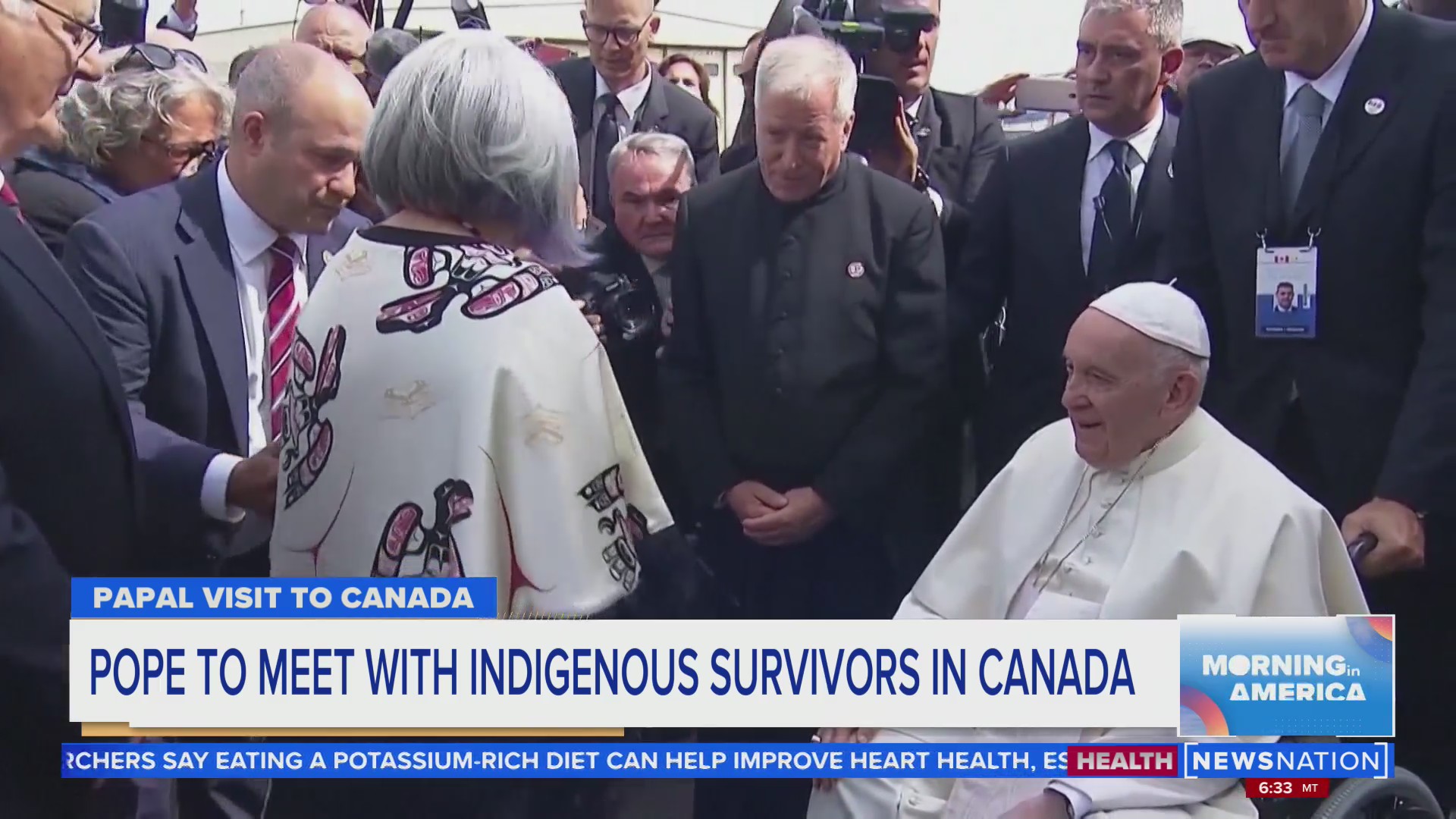 Pope visits Canada to apologize to Indigenous groups | Morning in ...
