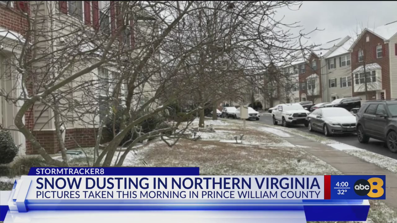 Snow flurries dust Virginia streets, buildings – WRIC ABC 8News