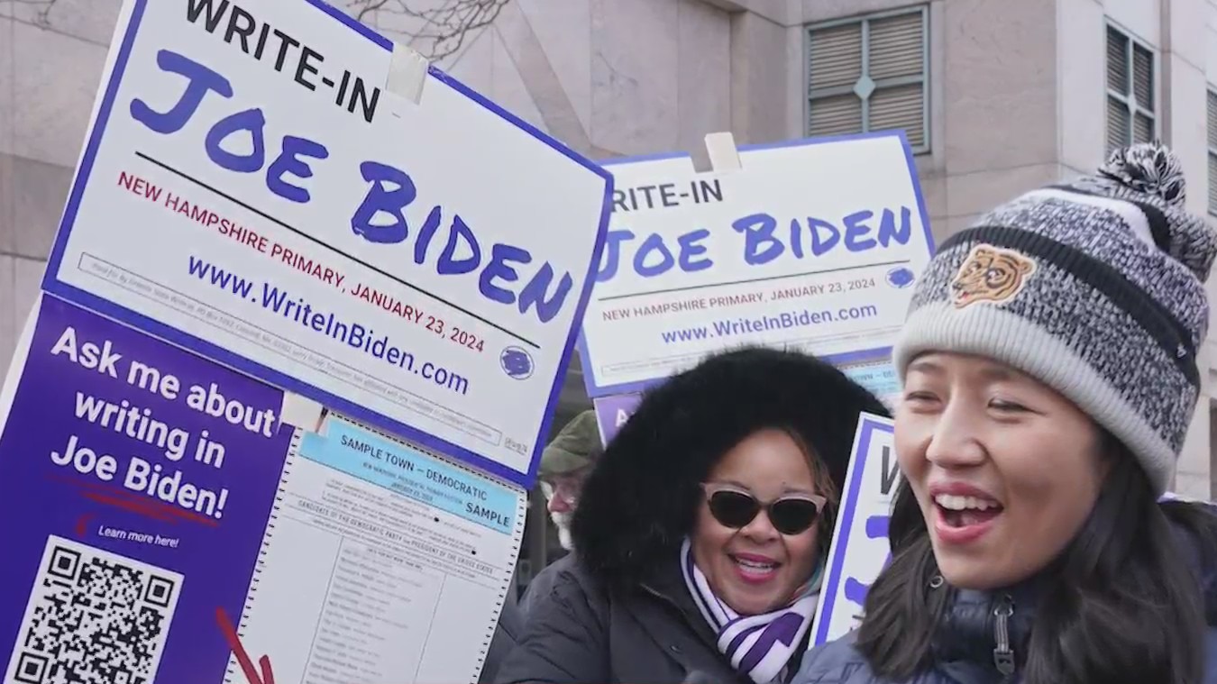 New Hampshire Biden supporters push ‘write-in’ campaign | NewsNation ...