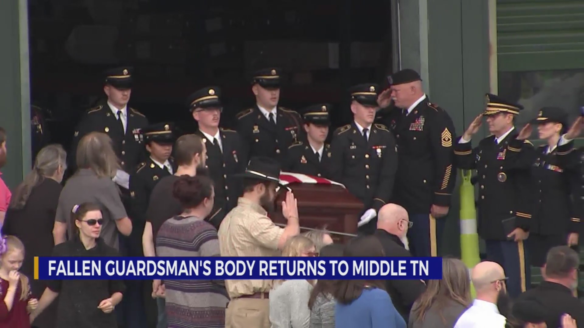 Fallen guardsman’s body returns to Middle TN – WKRN News 2