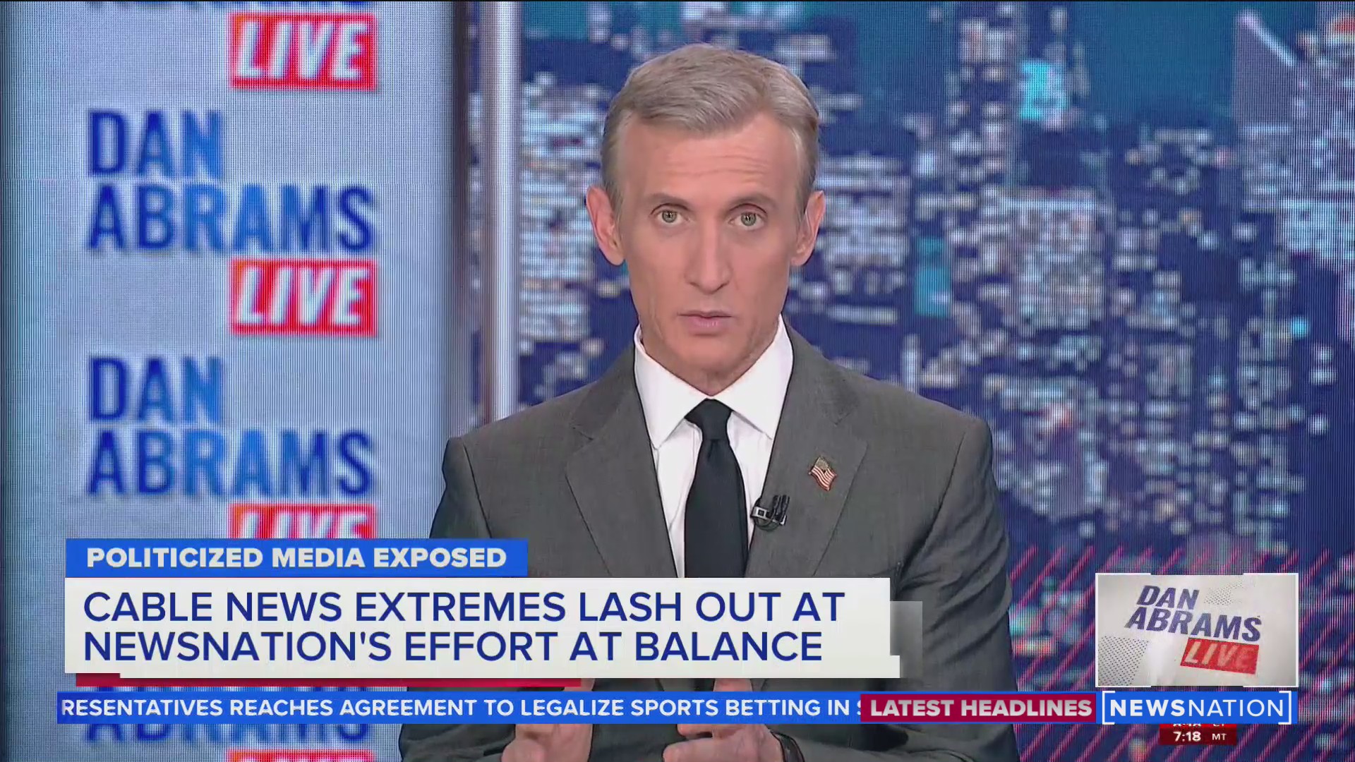 Cable news extremes lash out at NewsNation’s effort at balance | Dan ...