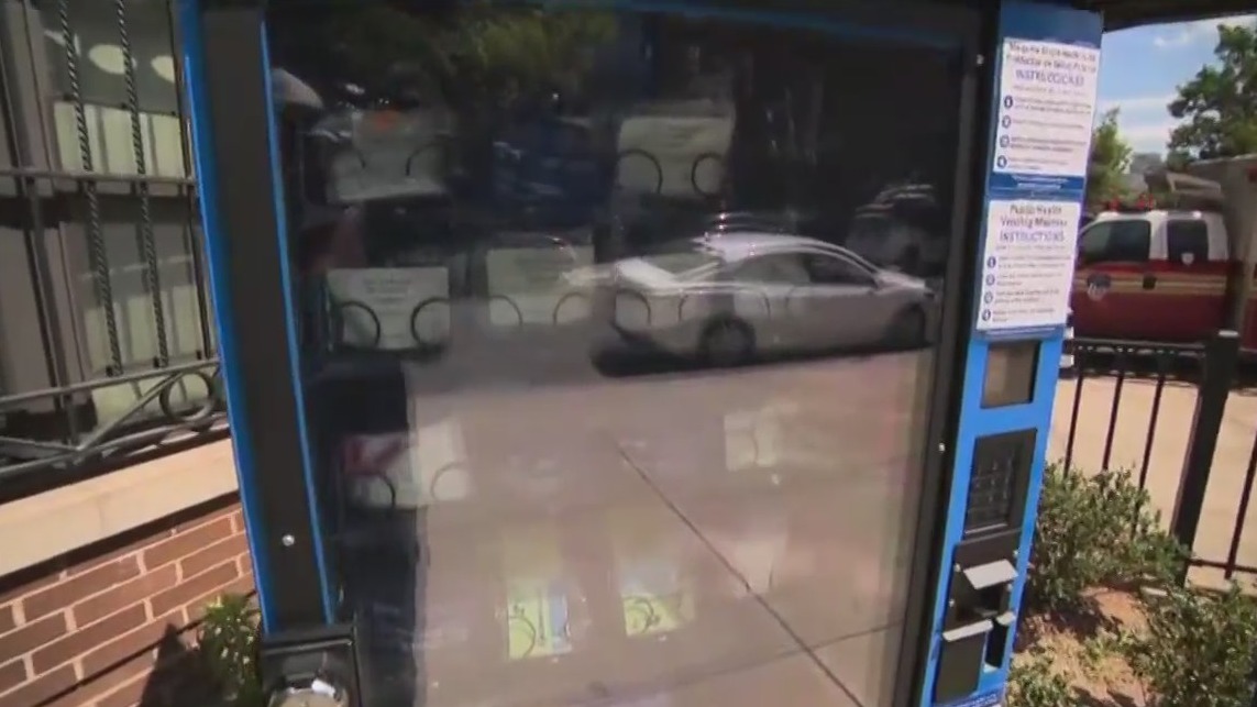 NYC vending machine provides naloxone, syringes, fentanyl test strips ...