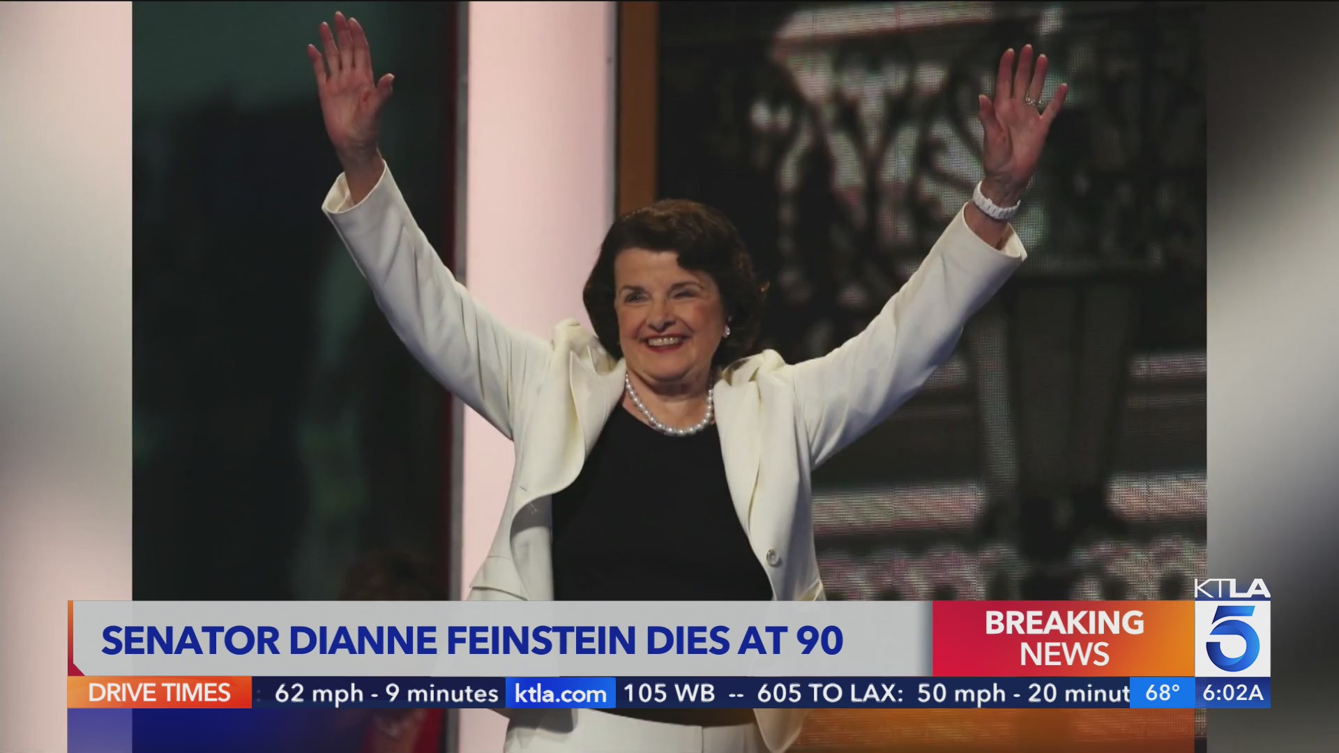 Sen. Dianne Feinstein of California dies at age 90 – KTLA