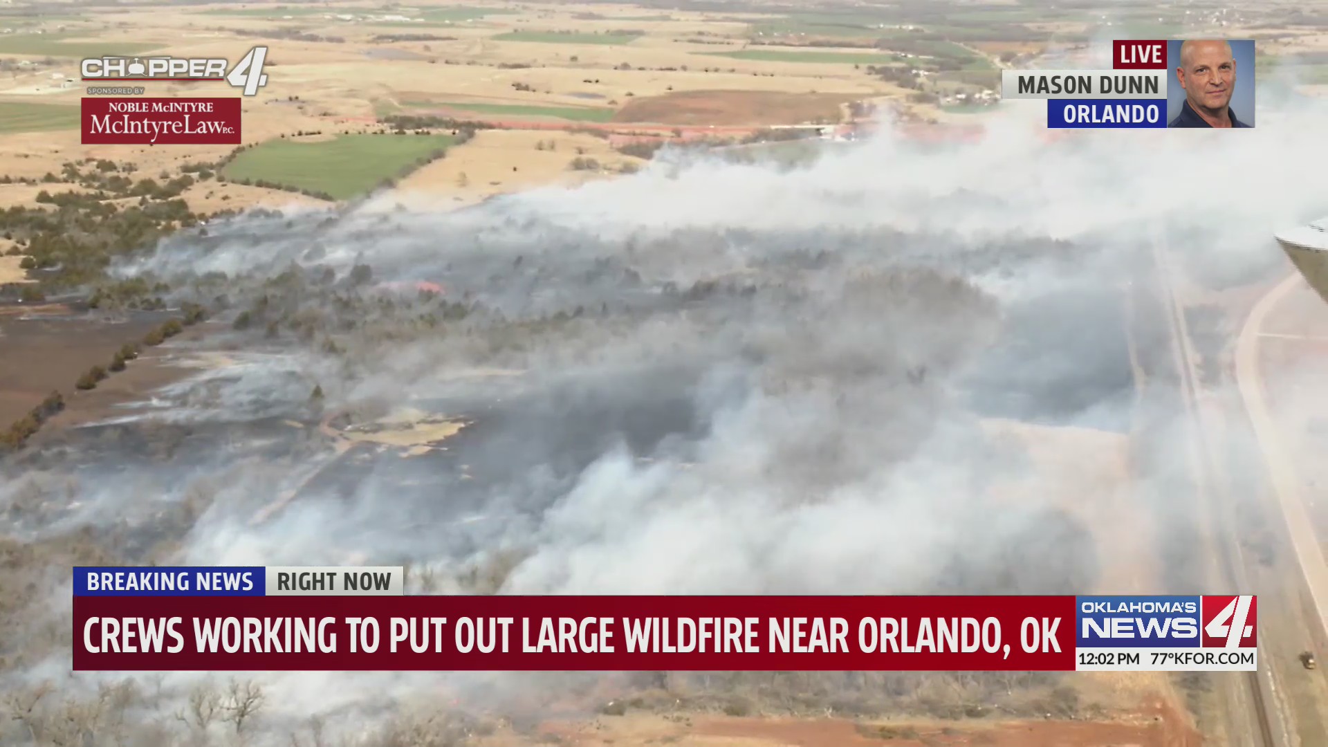 Firefighters battle wildfire in Orlando, OK – KFOR.com Oklahoma City