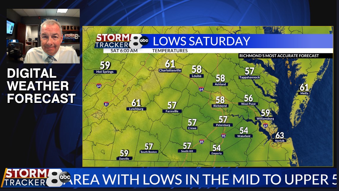 Friday Overnight Forecast – WRIC ABC 8News