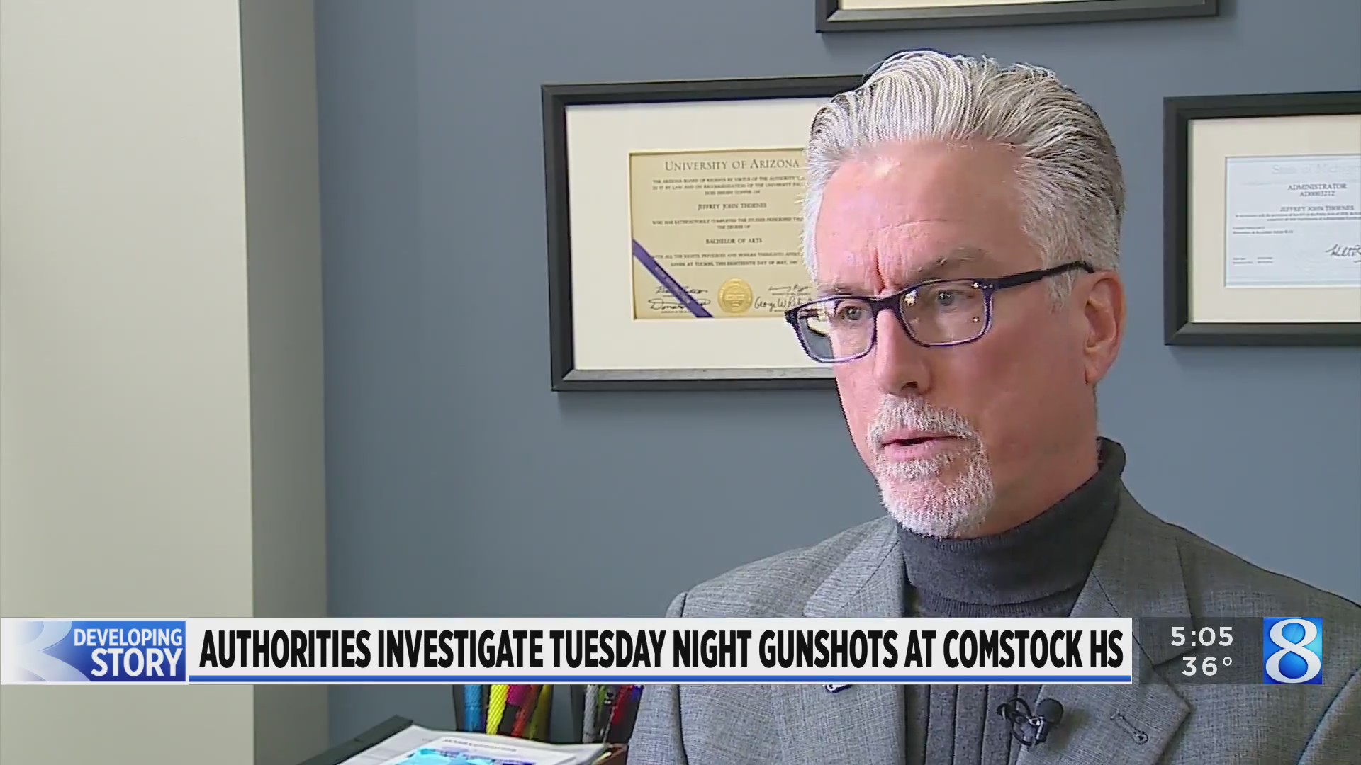 No injuries in shots fired at Comstock HS, district says – WOODTV.com