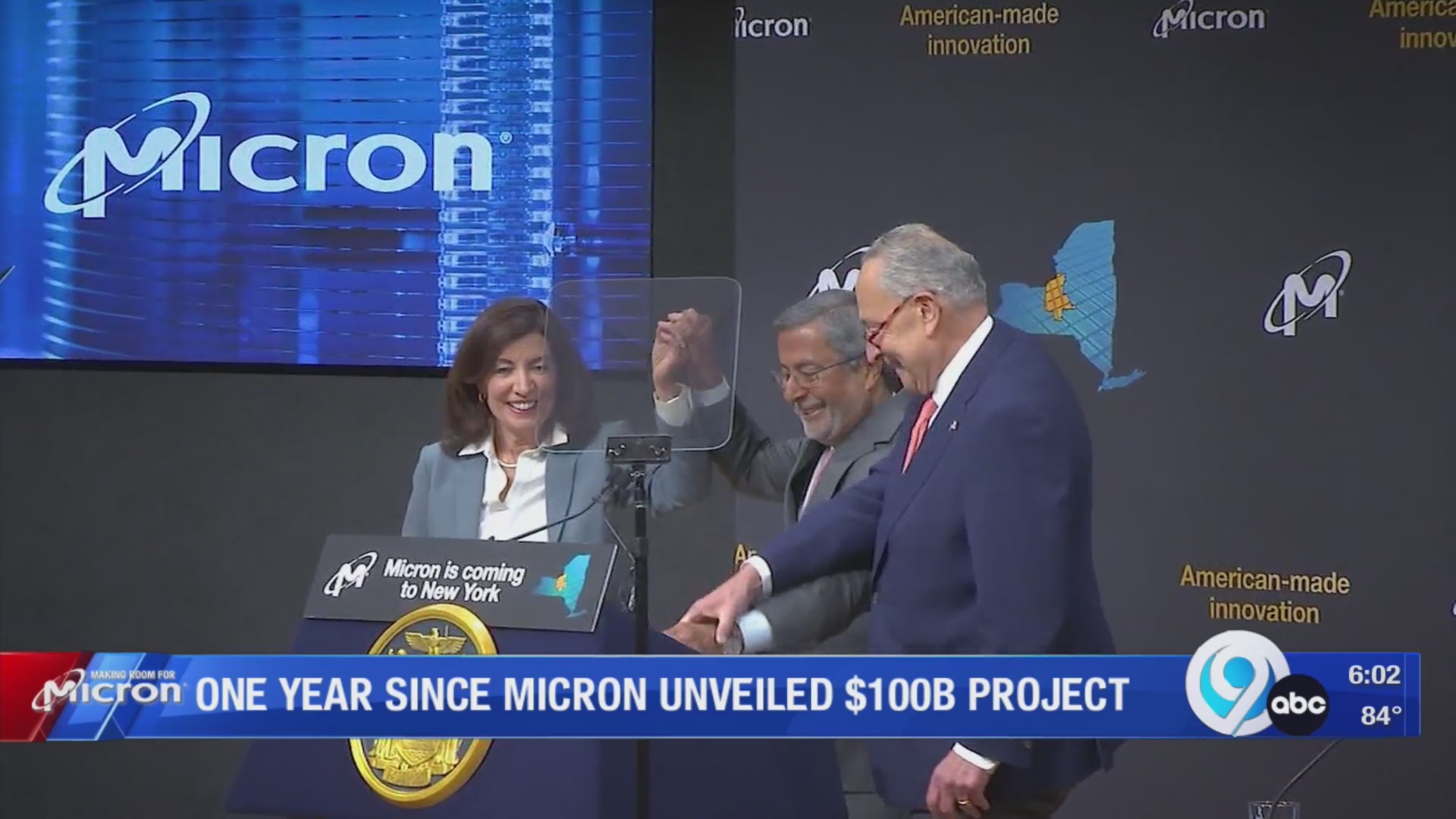 One year since Micron unveiled $100B project – WSYR
