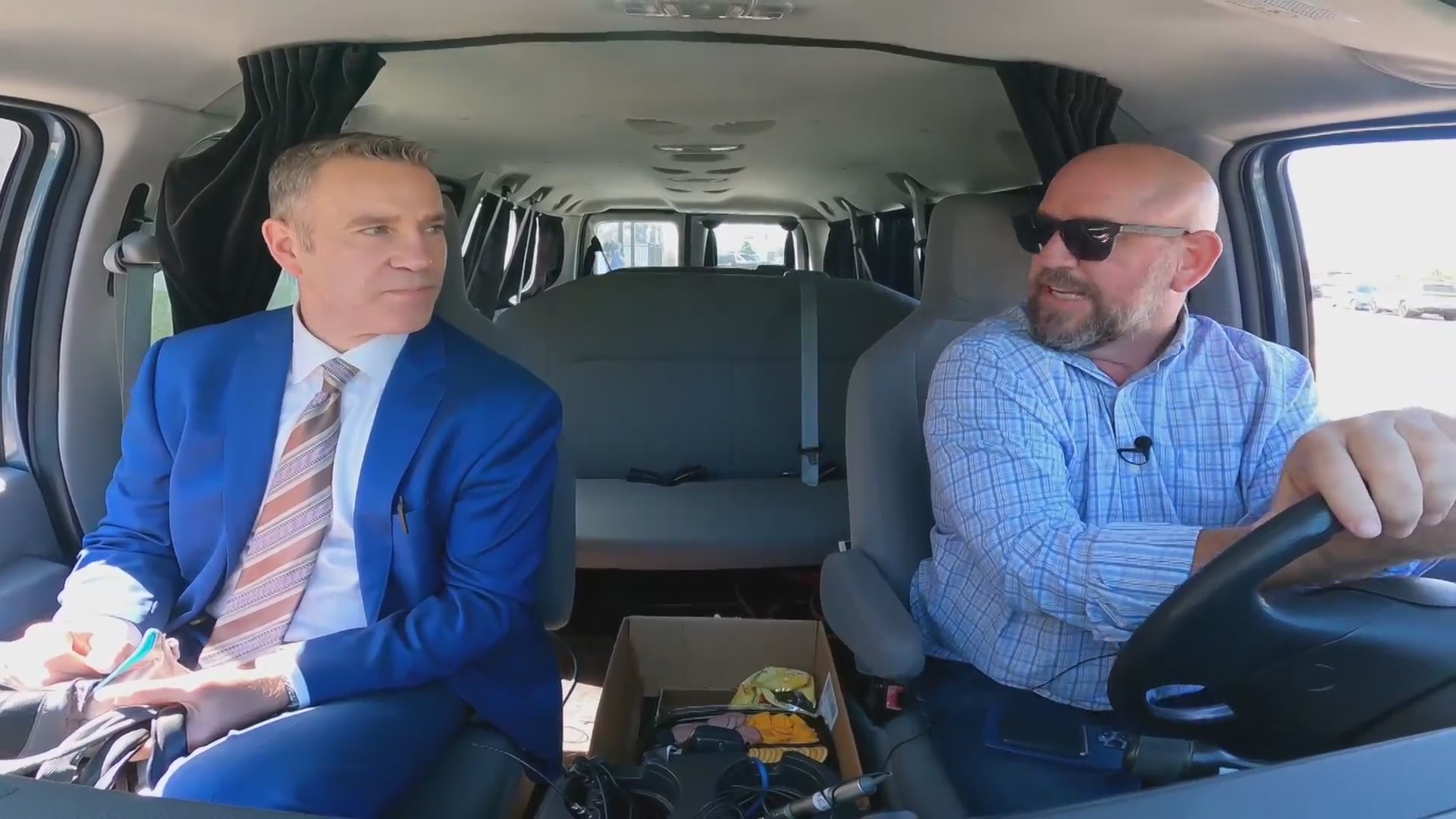 ‘Konrad in a Van’ is back and he’s giving Larry Potash a ride! – WGN-TV