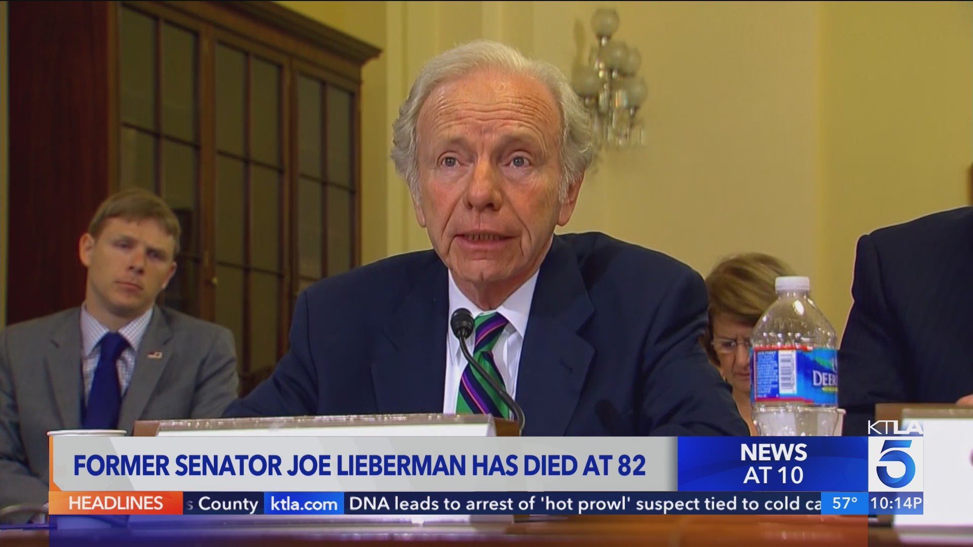 Joe Lieberman, first Jewish vice-presidential nominee of a major party ...